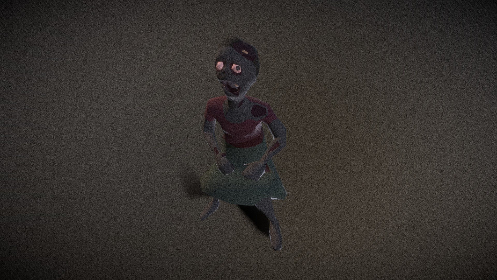 Girl Zombie 01 Asset Rigged Unity FBX - 3D model by owowowsam [12512ab ...