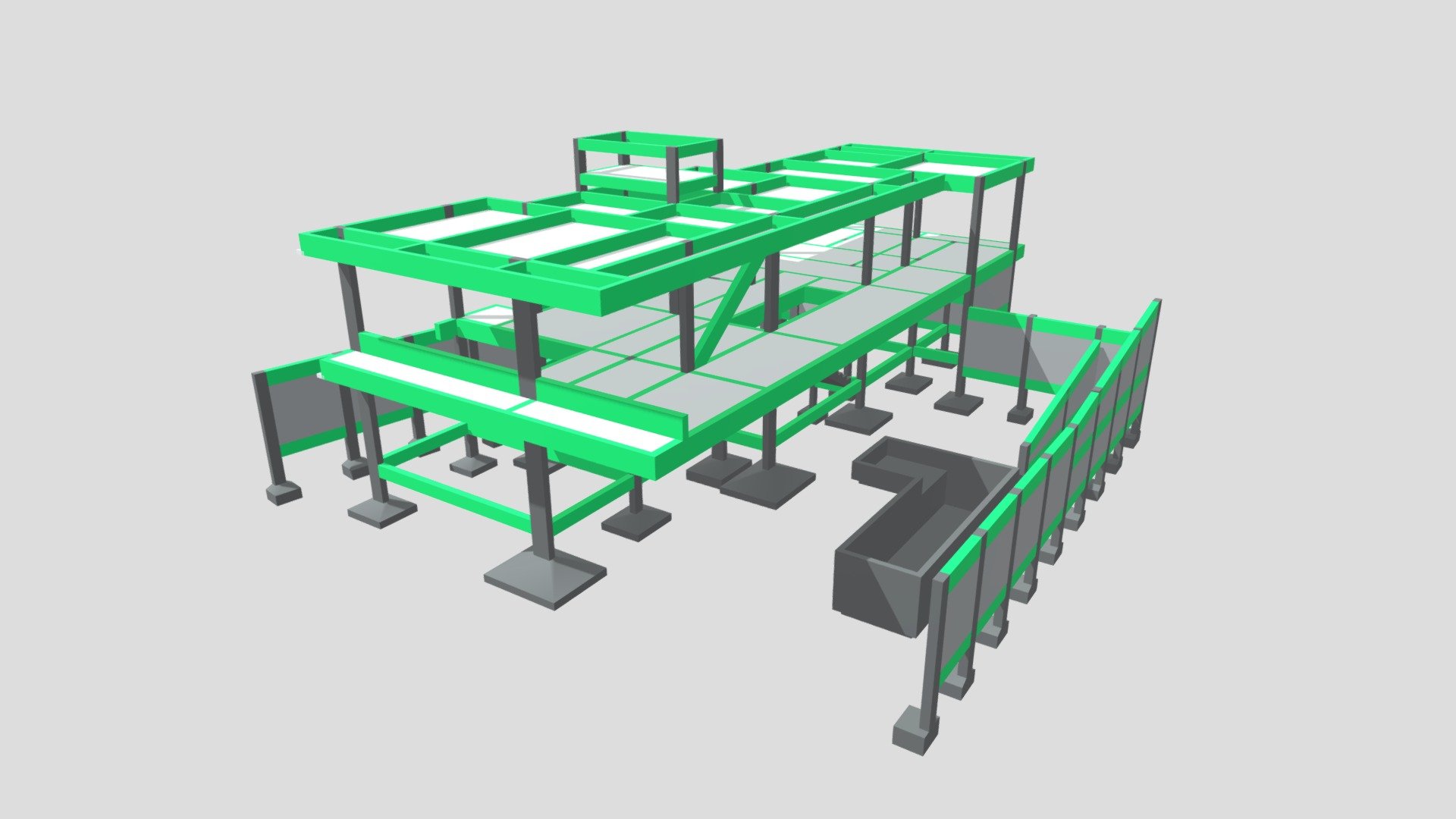 PROJETO ESTRUTURAL - SIMONE MELO - 3D model by Eng. Alison Lima (@alisonlima.eng) [1253950 ...