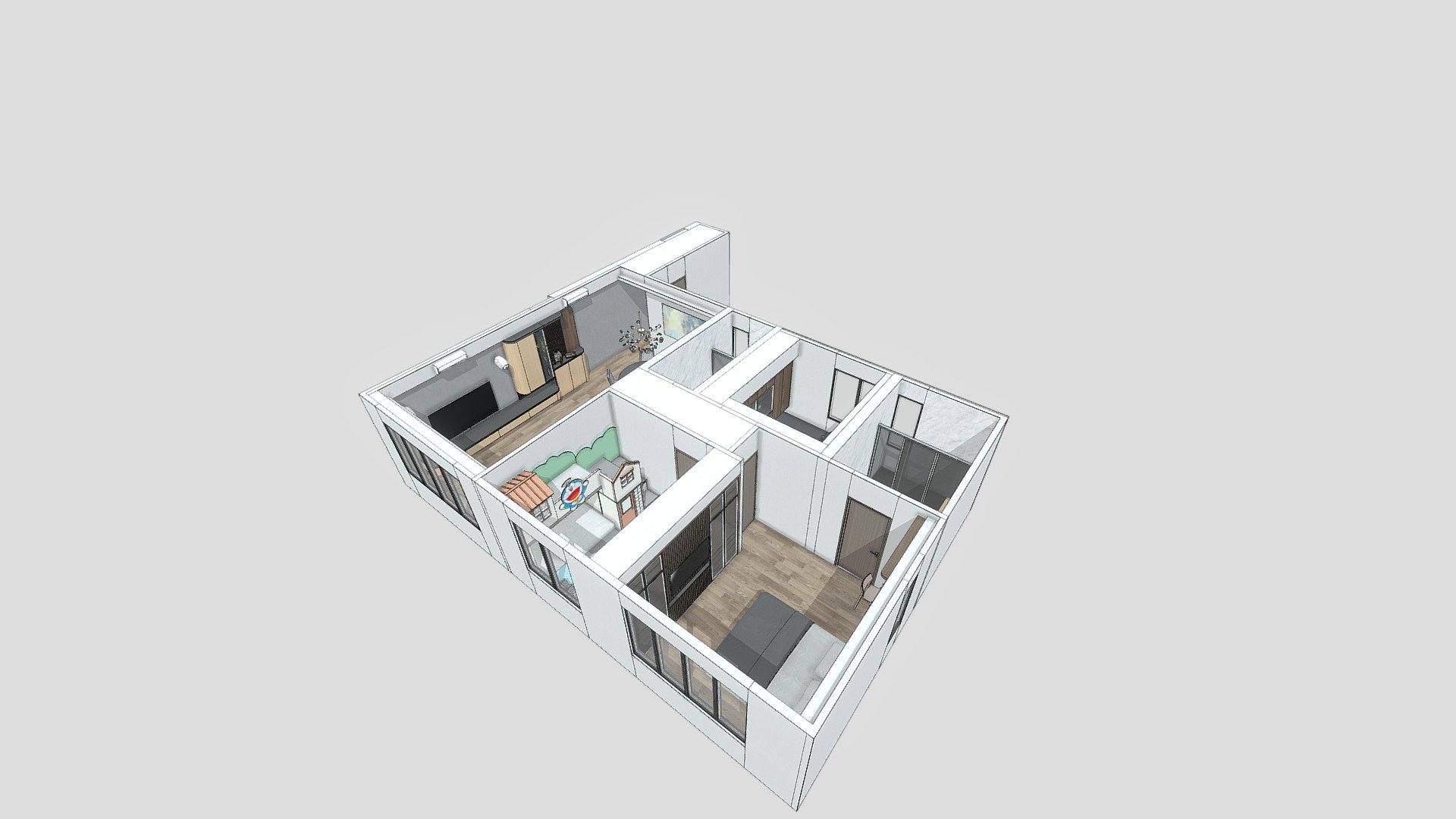 樂陶苑 draft.v2 - 3D model by more. furniture 創意家居 (@morething) [12546c7 ...