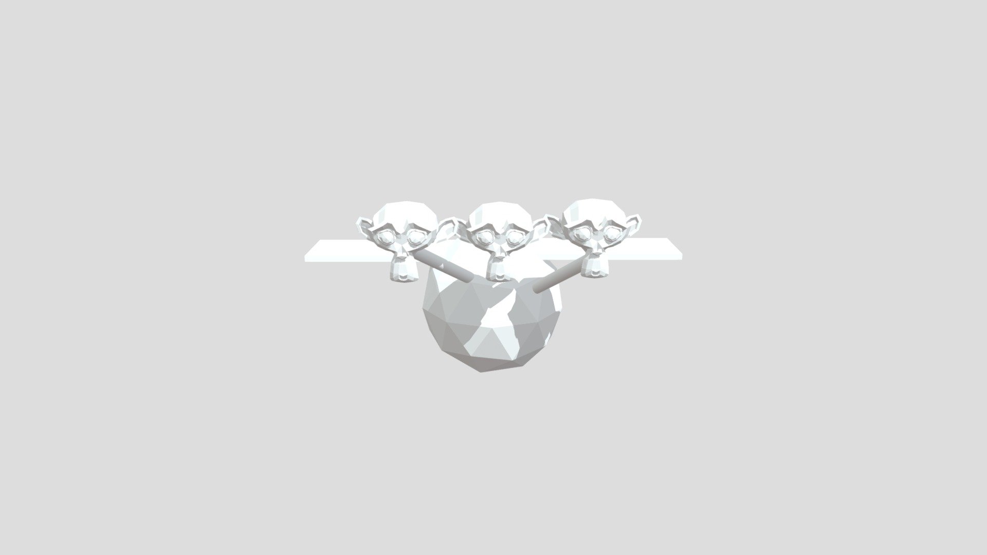 Monke 3d Model By Hagerhi [125504c] Sketchfab