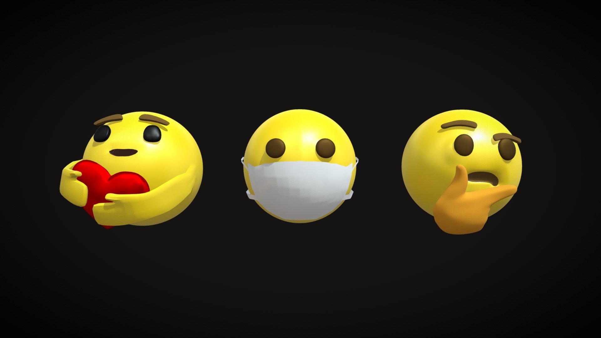 Emojis 3D models by DGOnlineBR - Download Free 3D model by dgonlinebr ...
