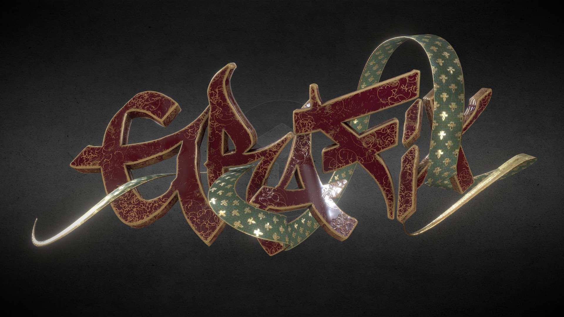 Graffiti - 3D model by mhart [1257327] - Sketchfab