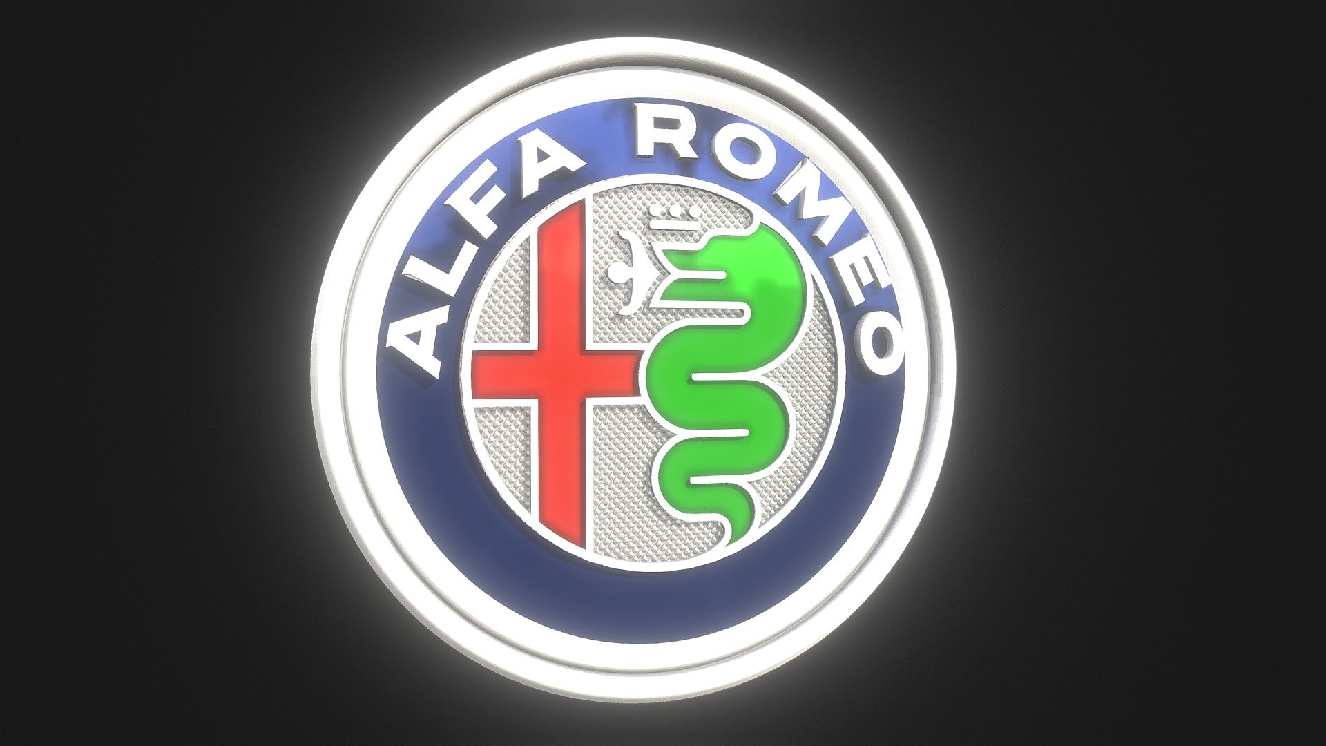Logo Alfa Romeo 3d - Buy Royalty Free 3D model by Nestor3D (@anficyon ...