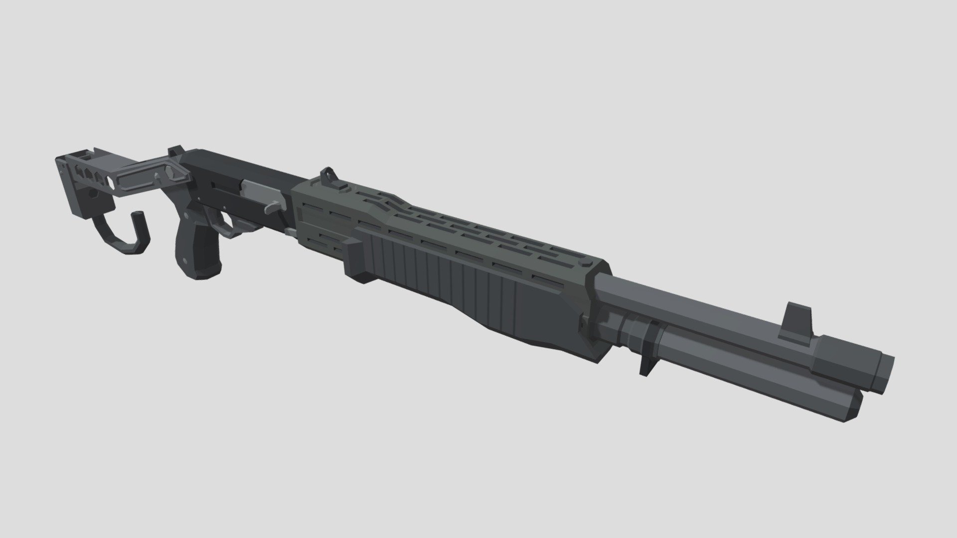 SPAS-12 shotgun - Buy Royalty Free 3D model by shirioko [12581b9 ...