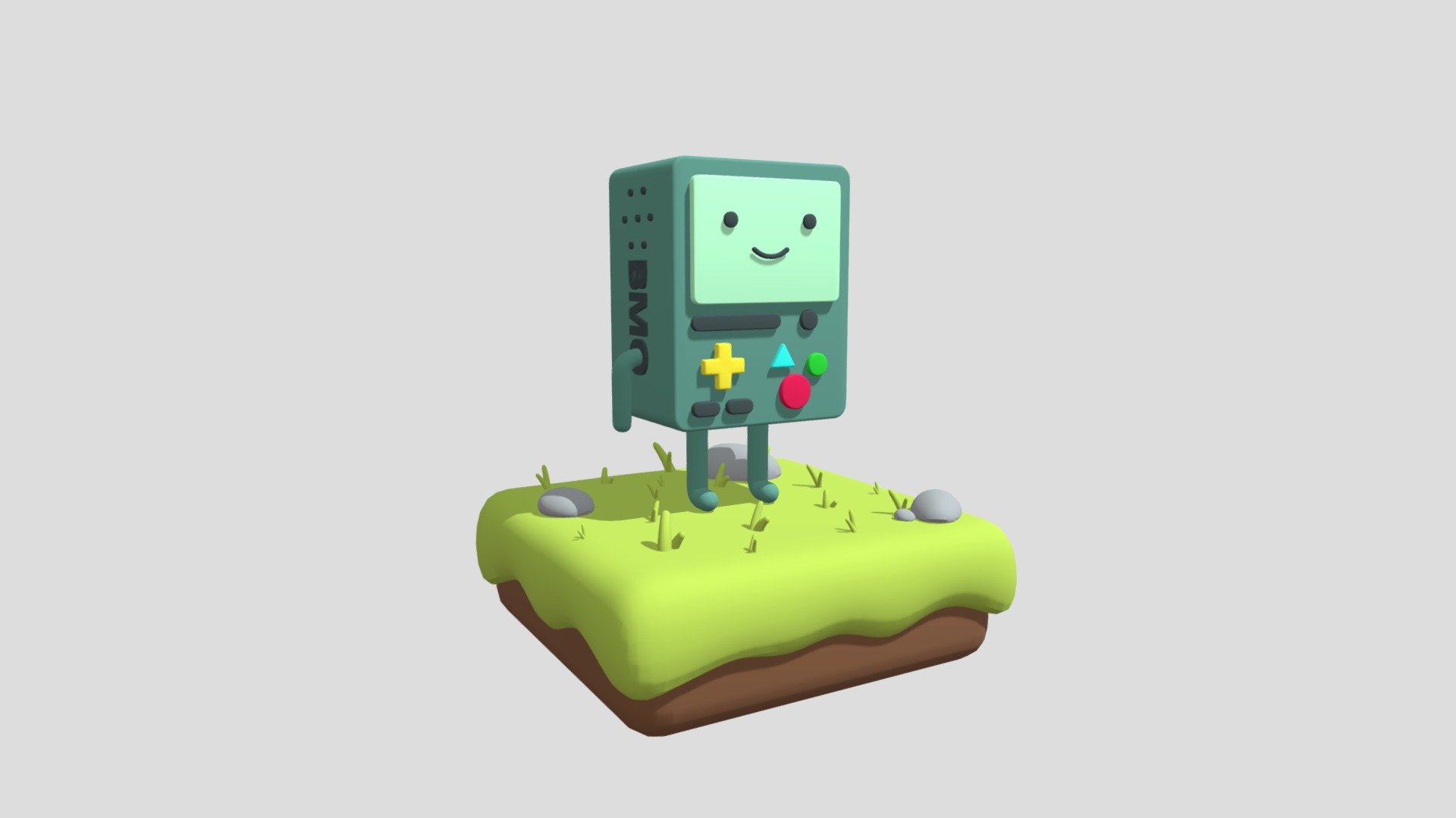 Adventure Time - BMO Fanart - 3D model by oORiwOo [12595f8] - Sketchfab