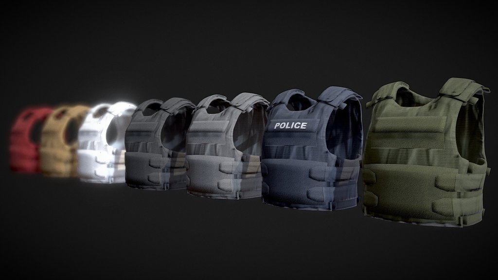 Tactical Vest - A 3D model collection by Marco (@mirwaqar.mmw) - Sketchfab