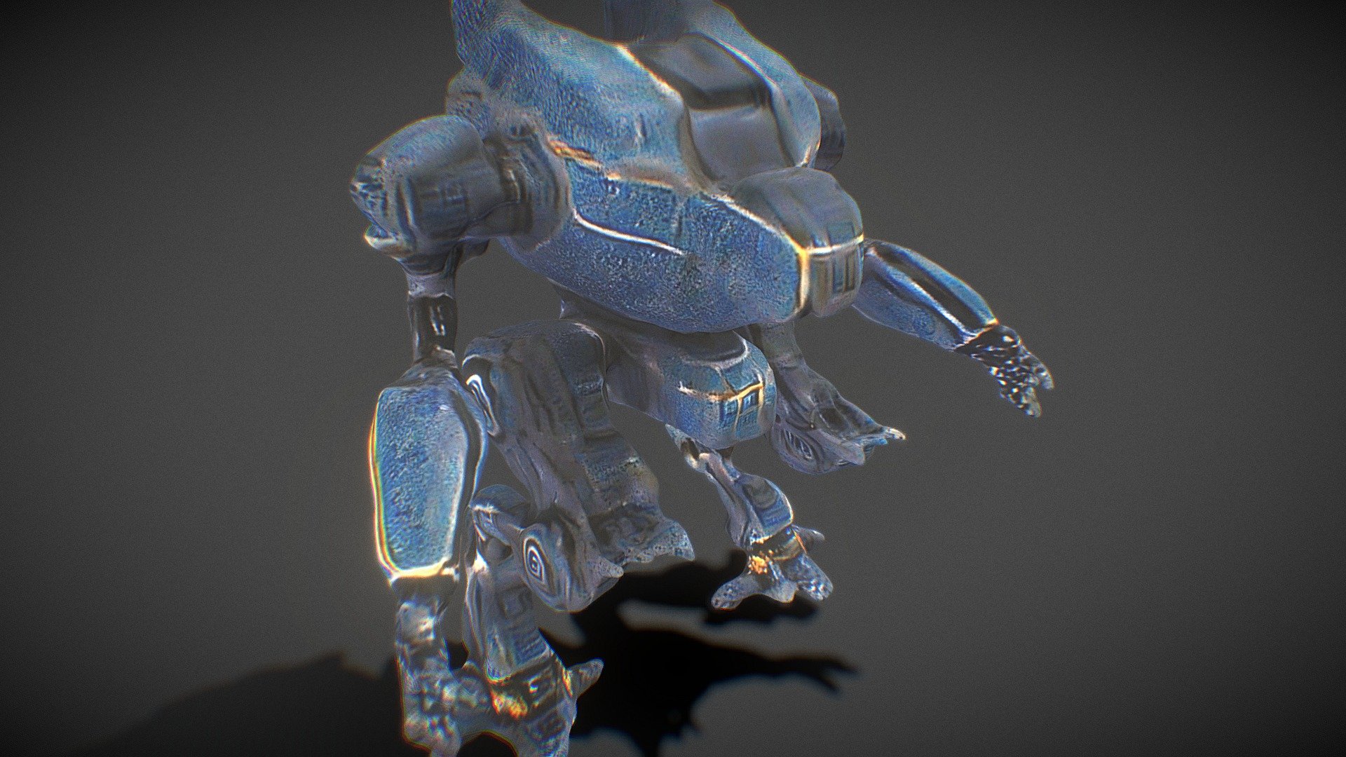 Giant Humanoid Robot - 3D model by mikelyden [125b99b] - Sketchfab