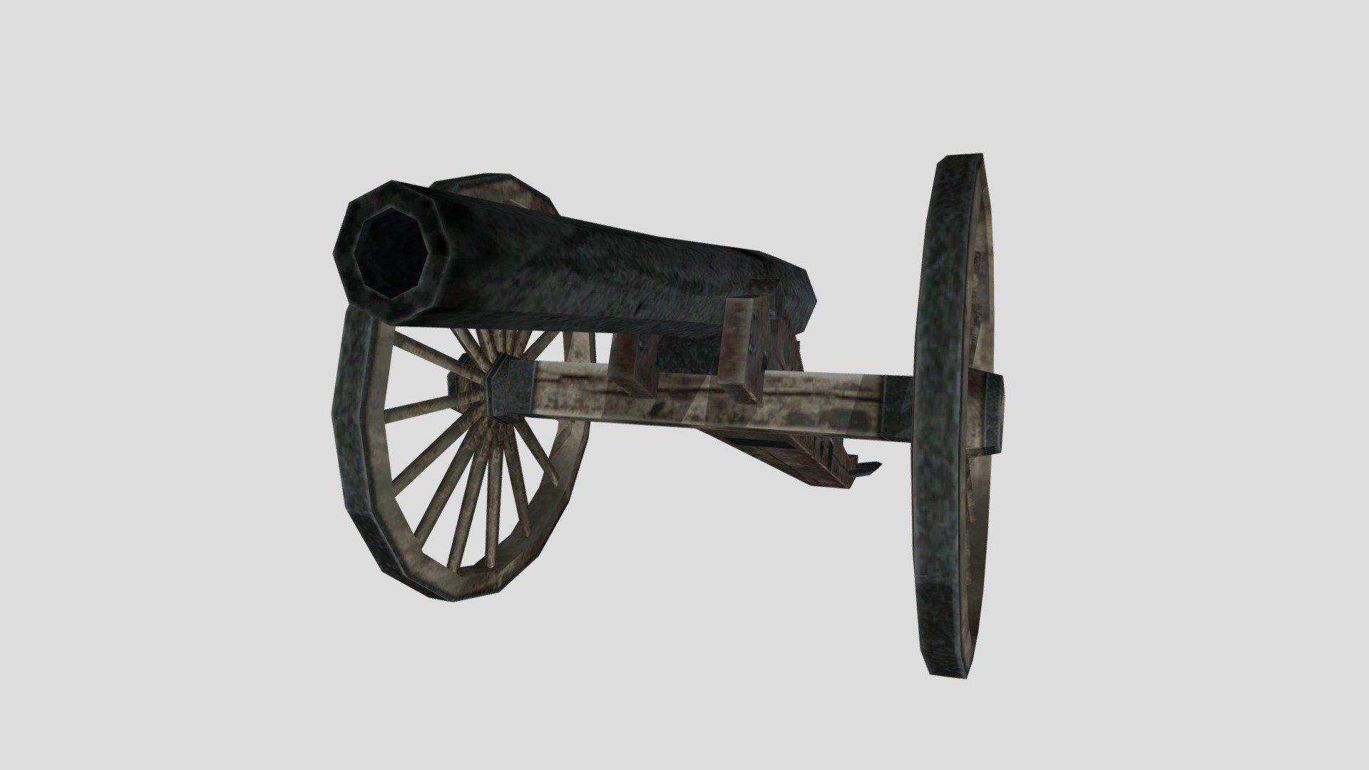 RDR1 - Cannon - Download Free 3D model by Ad_lolz [125b9c5] - Sketchfab