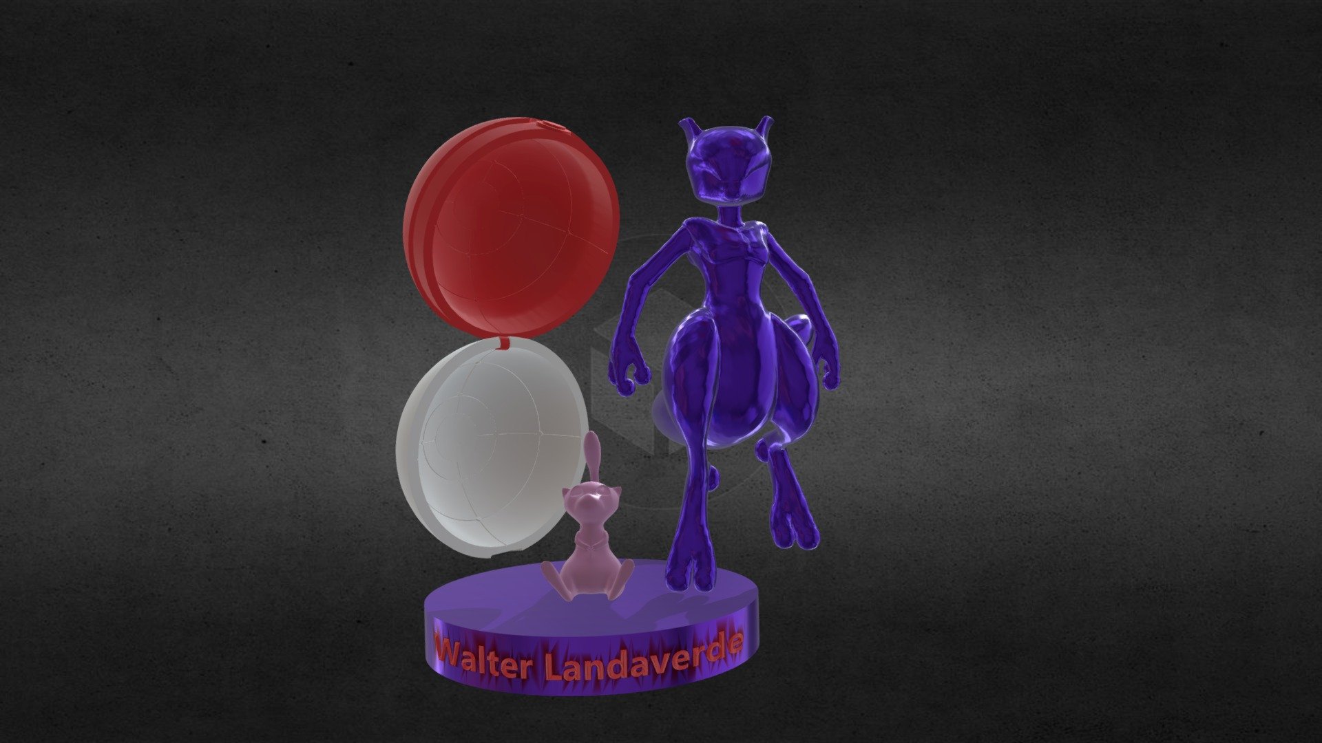 Mew - 3D model by Walter_Landaverde [125cd6c] - Sketchfab