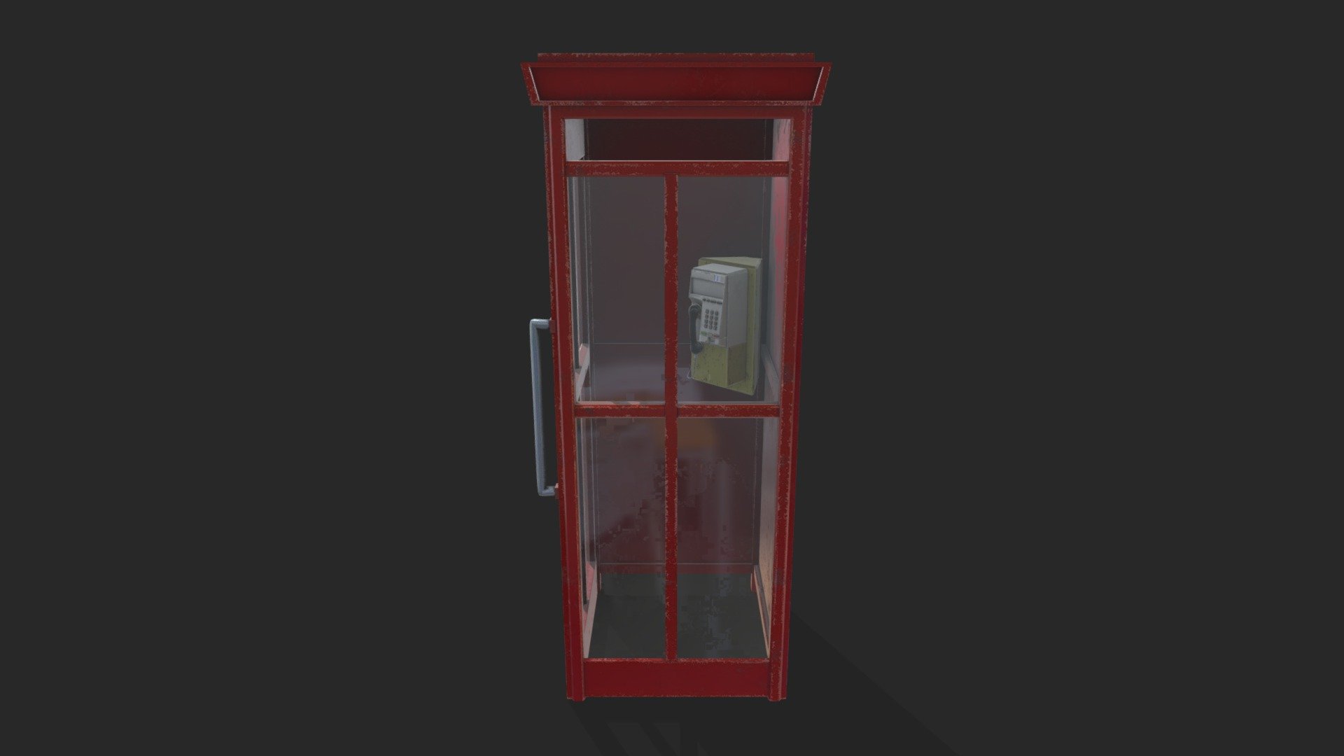 Cabin Phone Vintage - 3D model by Ratamandril [125e012] - Sketchfab