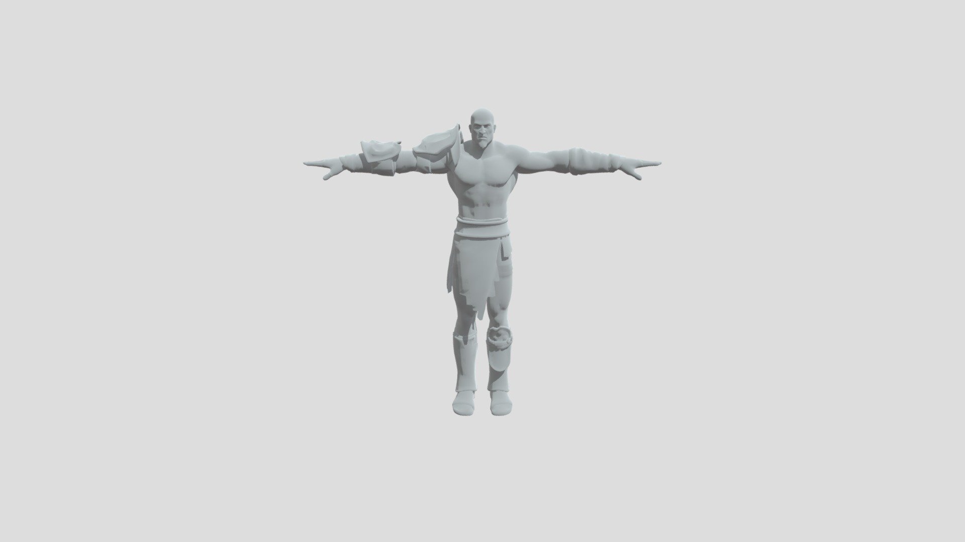 God Of War 3 Character Models Kratos God Of War 3 3D Print Model In