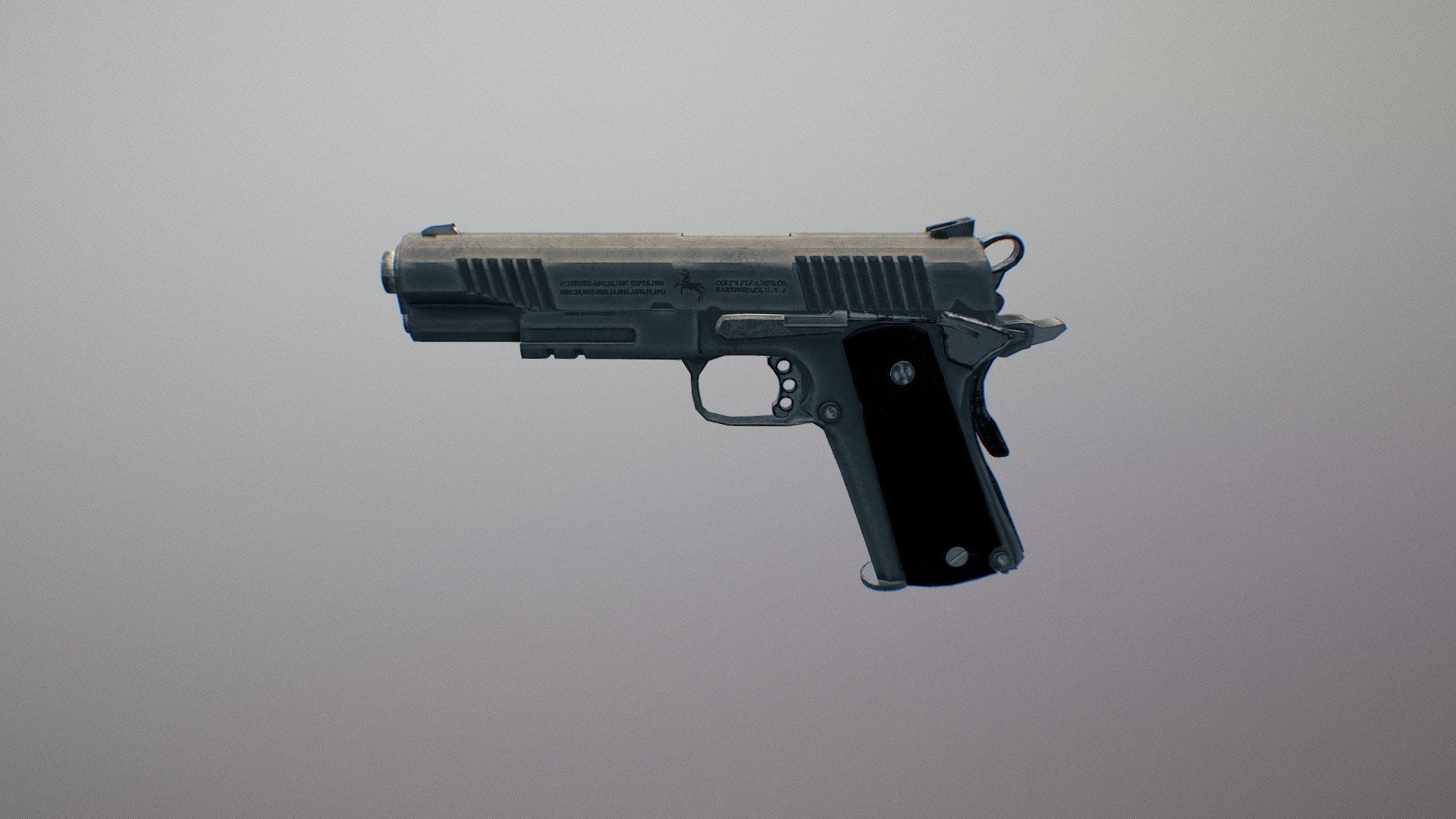 Colt 1911 - 3D model by templeanarue [126323b] - Sketchfab
