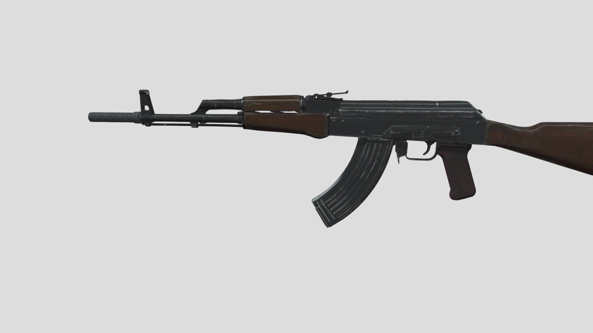 ak-47 - 3D model by acolyterush [1264836] - Sketchfab