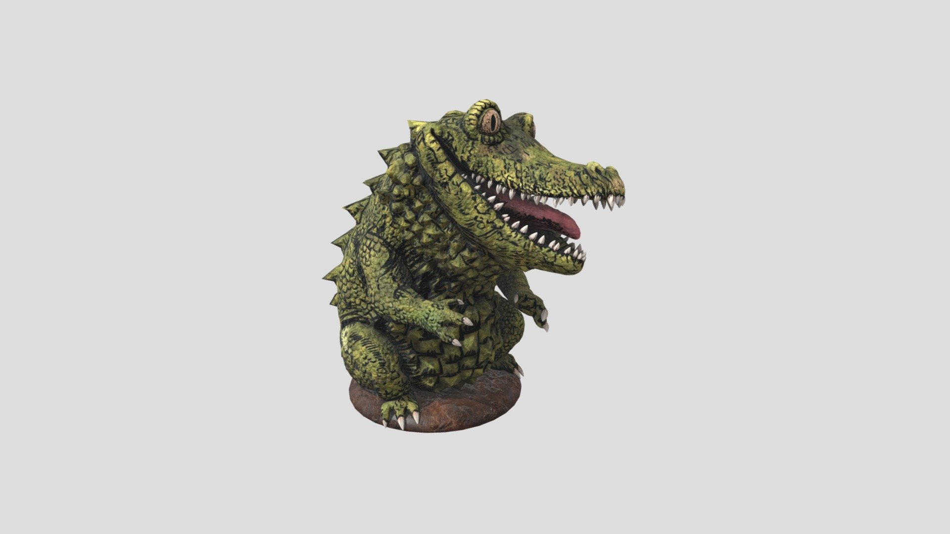 Alligator - 3D model by ivan_guivernau [1264f4b] - Sketchfab