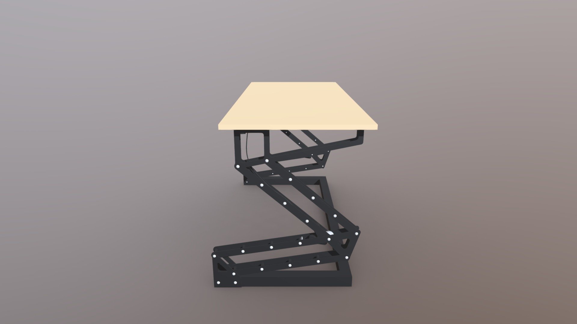 Height adjustable table - 3D model by Gopi.Raja [1264f81] - Sketchfab