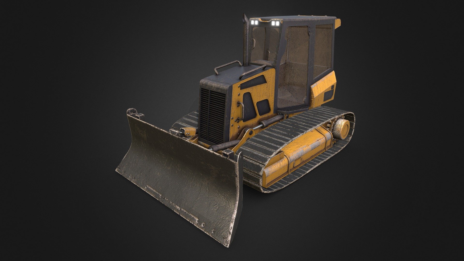 Caterpillar D4 Bulldozer - Buy Royalty Free 3D model by Aaron3D ...