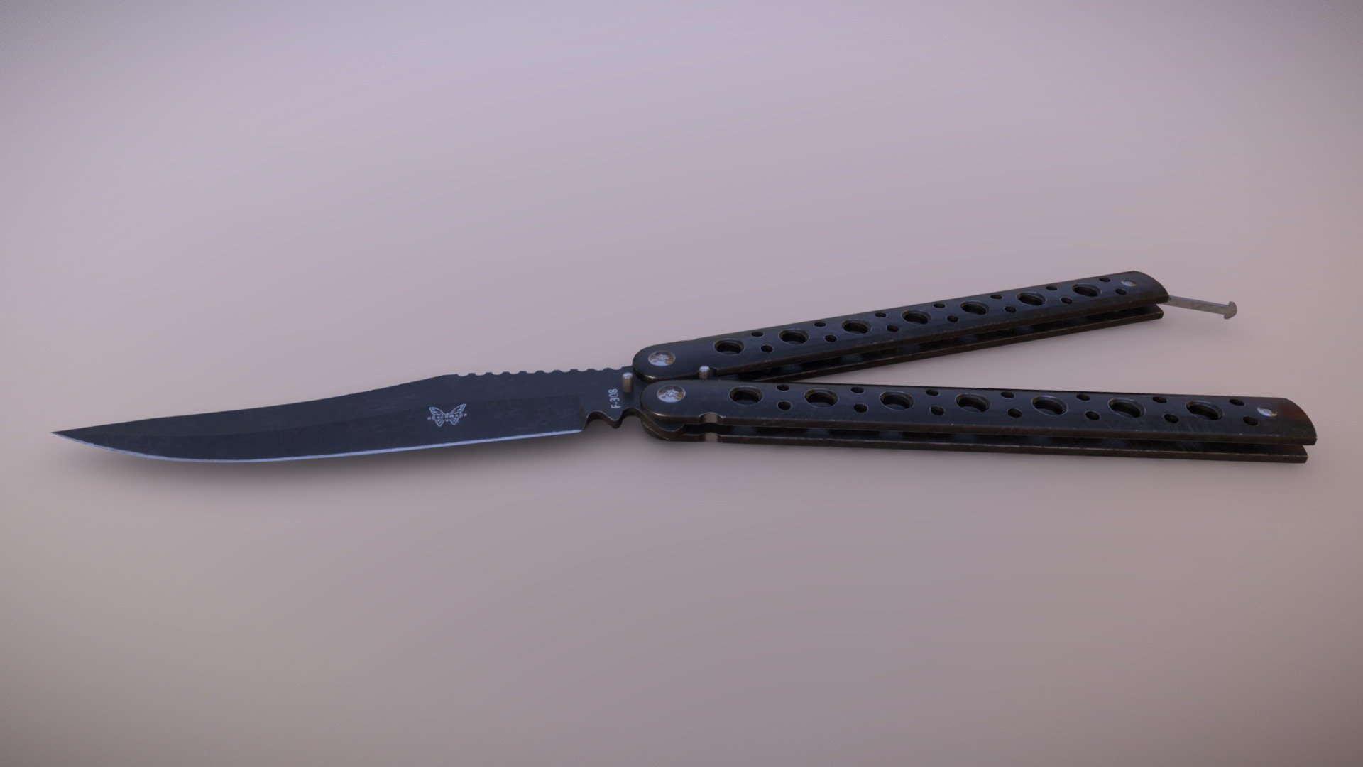 Balisong Knife - Download Free 3D model by Andrey3Dev (@Andrey3Ds ...