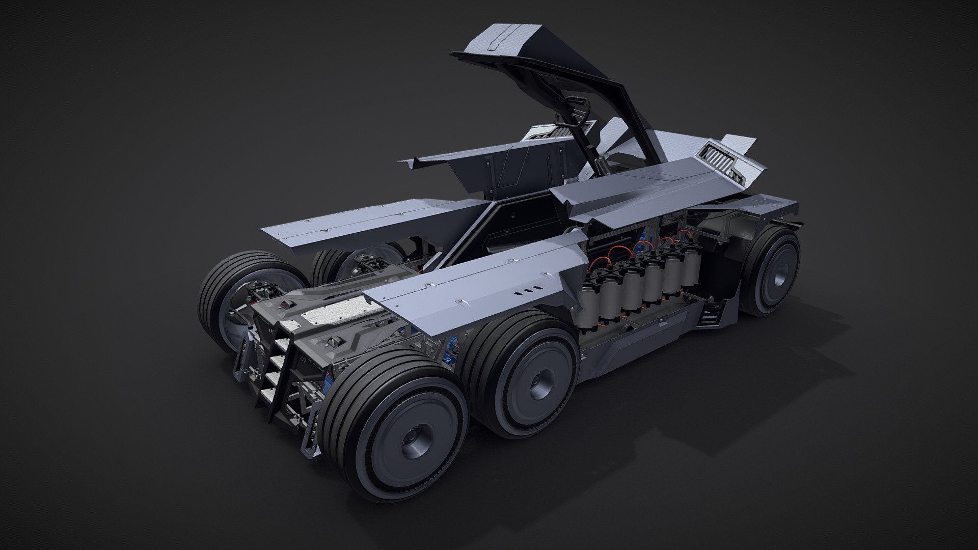 FREE Sci-Fi Vehicle 025 LV - public domain (CC0) - Download Free 3D ...