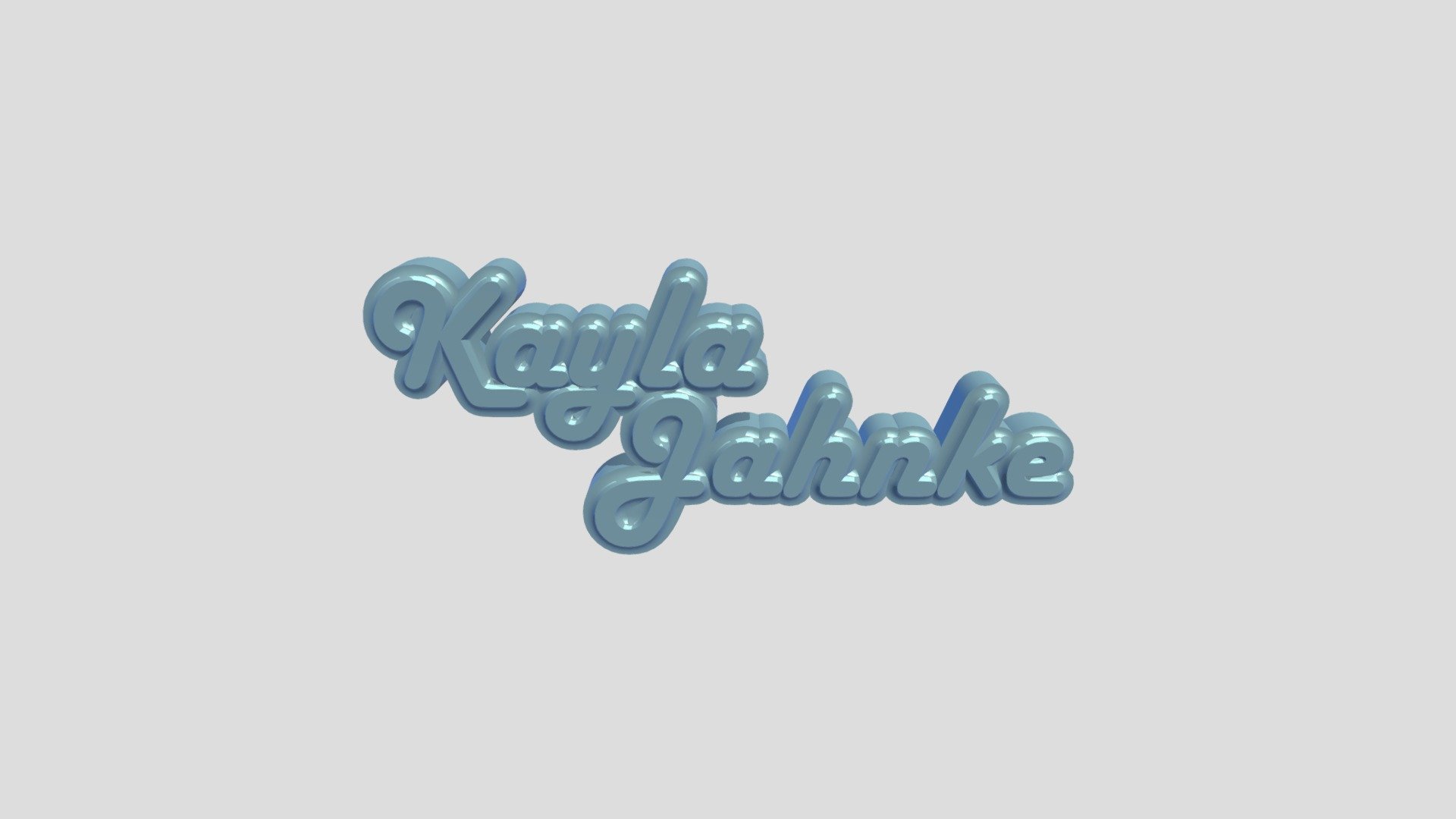 Signature 3D - Download Free 3D model by kjahnke [126ae7f] - Sketchfab