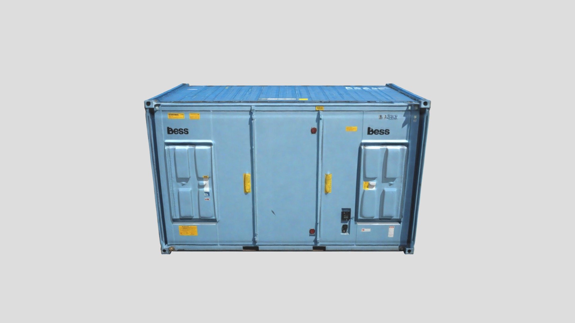 energy storage container BESS - Download Free 3D model by Geek acc ...