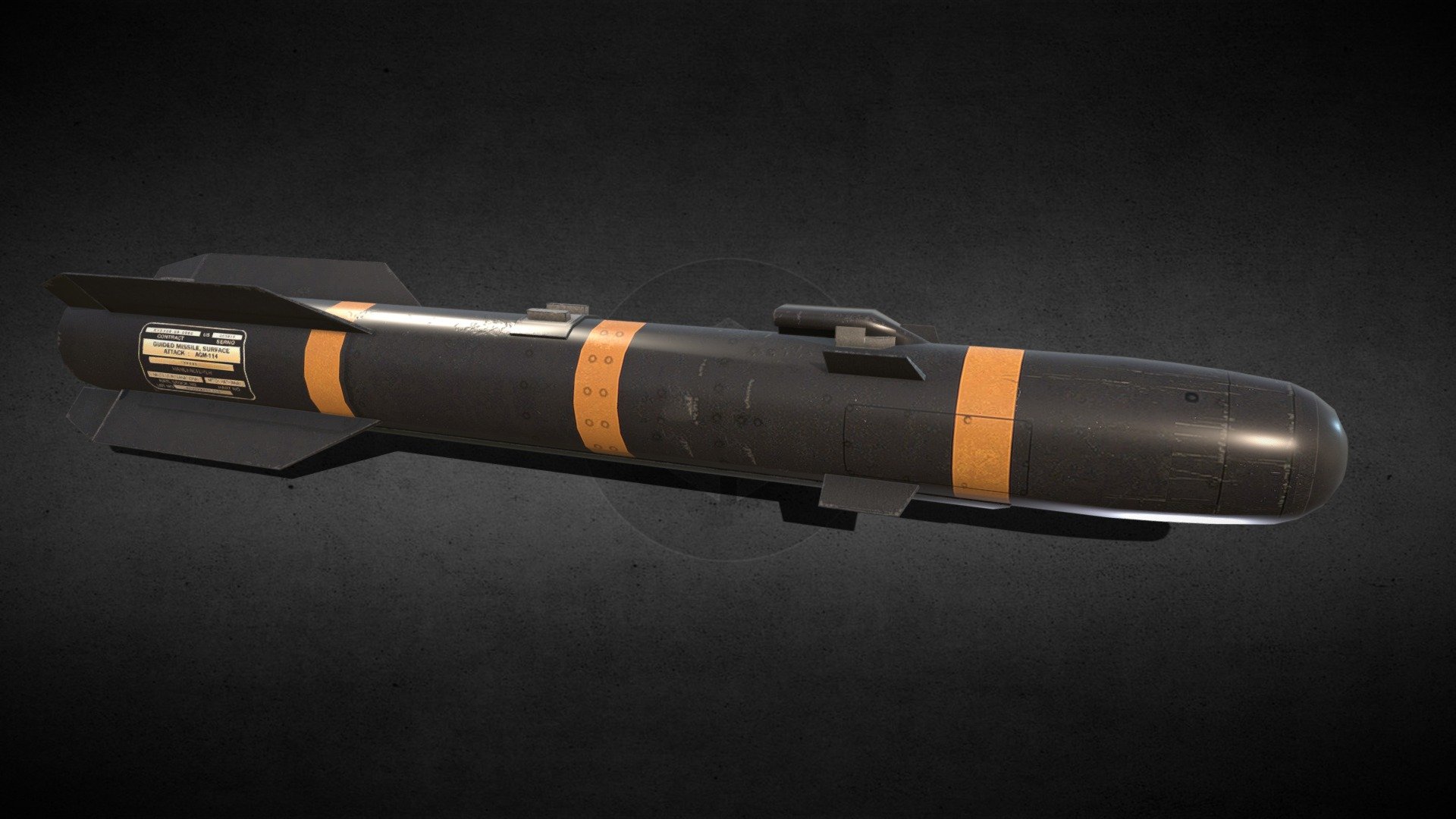 AGM-114 Hellfire - 3D model by mjhathaway [126d082] - Sketchfab