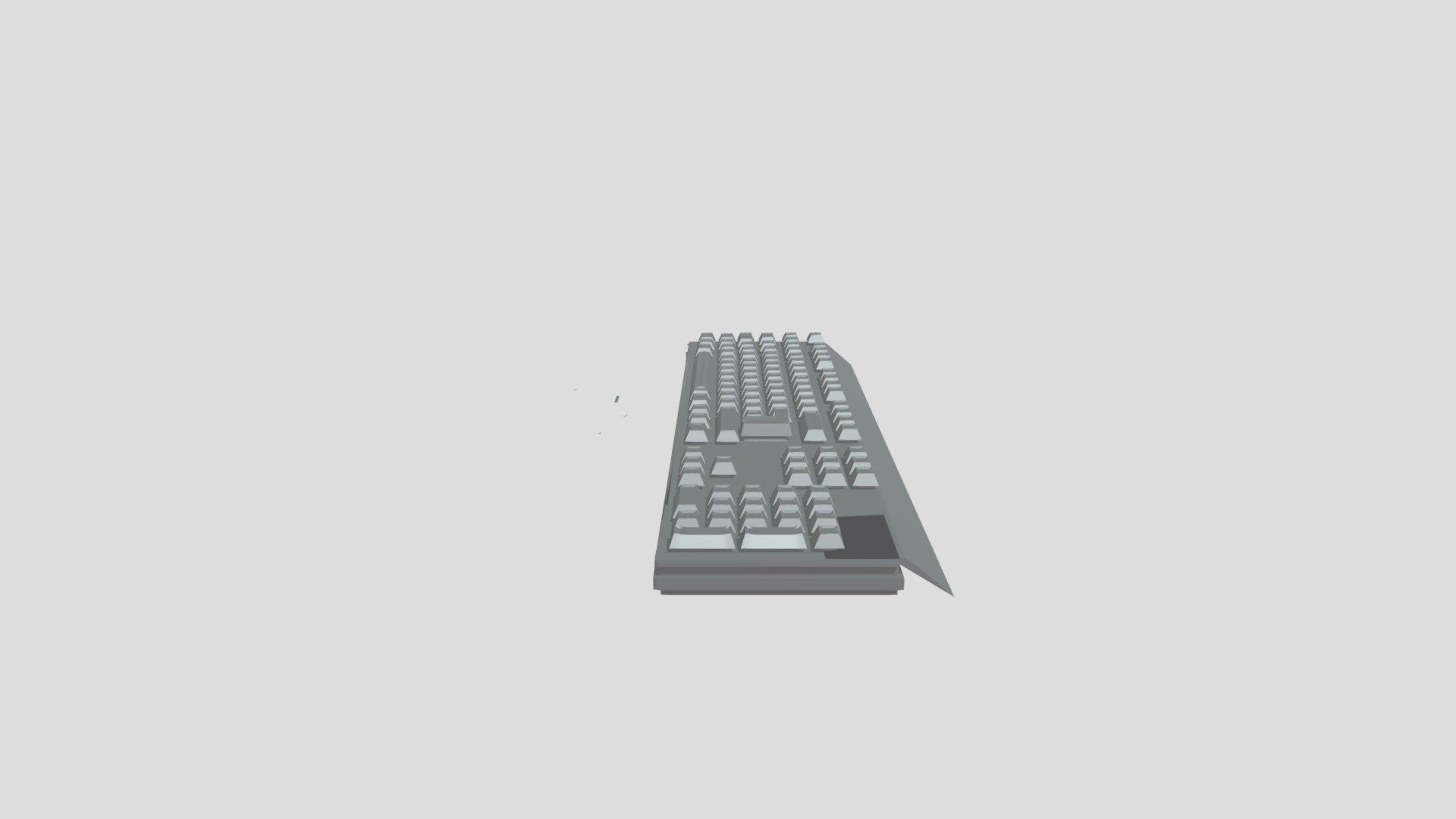 keyboard - 3D model by domhaze319 [126f4c7] - Sketchfab