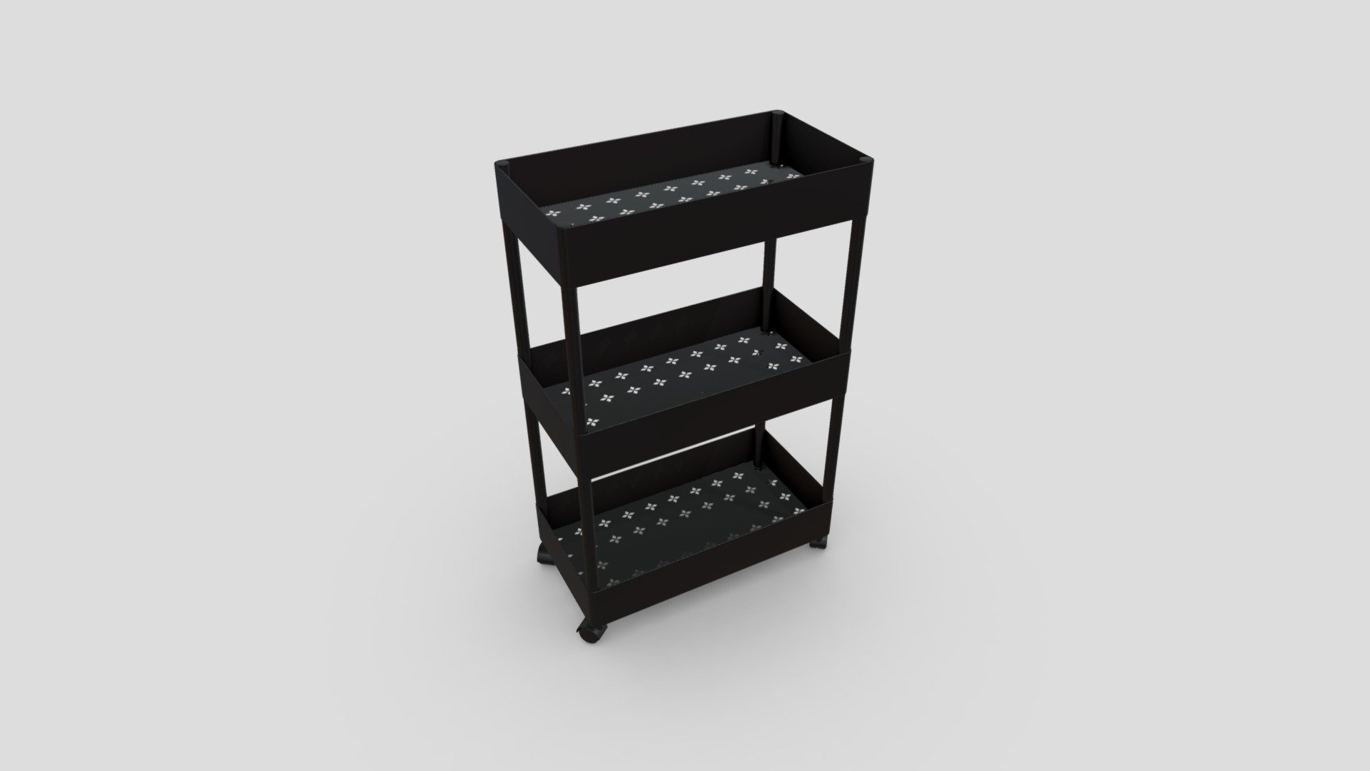 trolley storage shelf - Buy Royalty Free 3D model by interior model ...