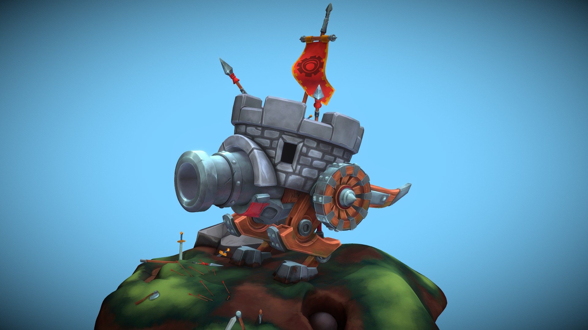 Rampart Raptor - Handpainted - 3D model by TLaCroix [1271288] - Sketchfab