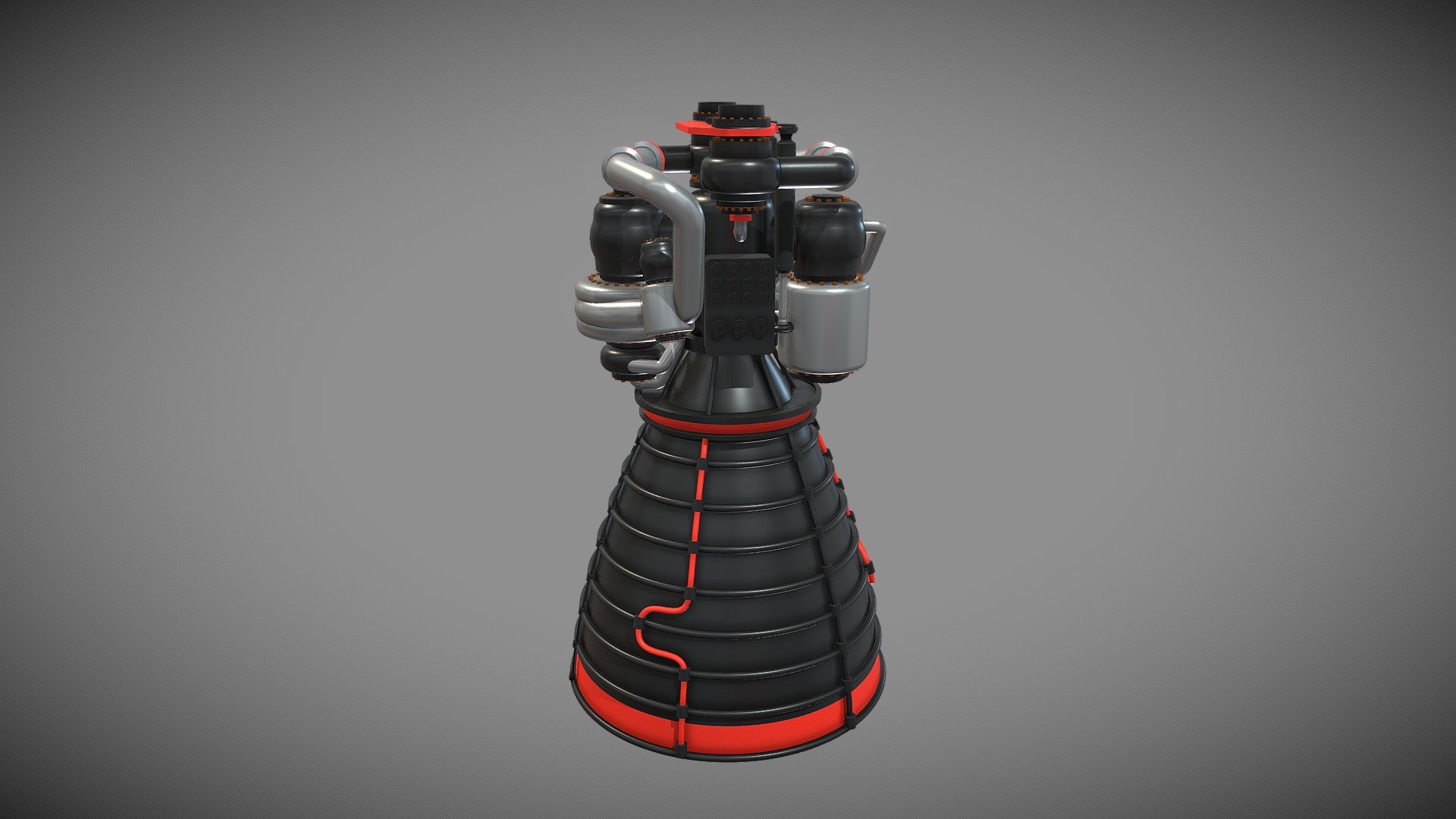 RS-25 engine - Download Free 3D model by KUBAHA [127278d] - Sketchfab