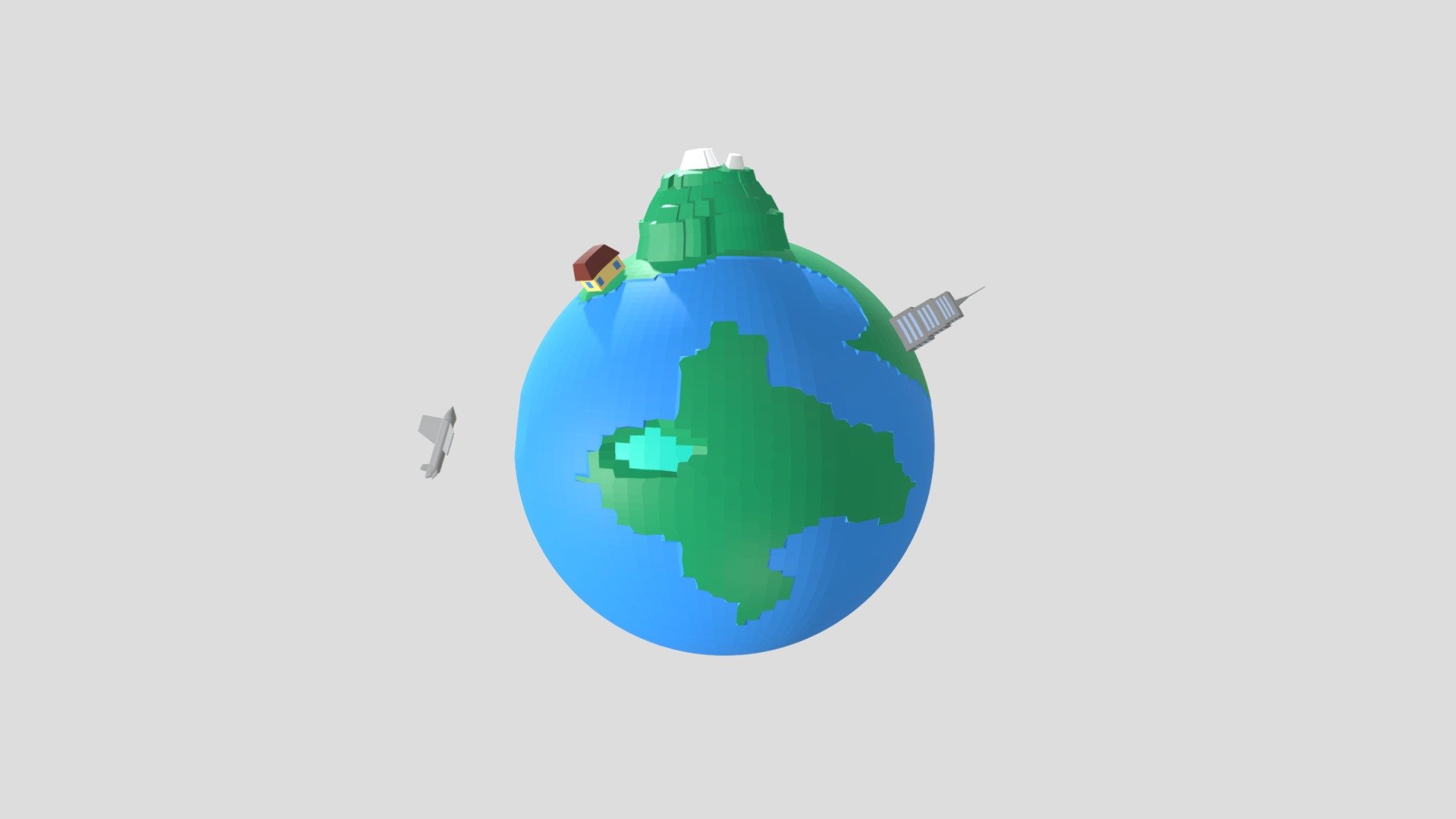 Our world - 3D model by Fuad Mammadli (@tefuad95) [1272af6] - Sketchfab