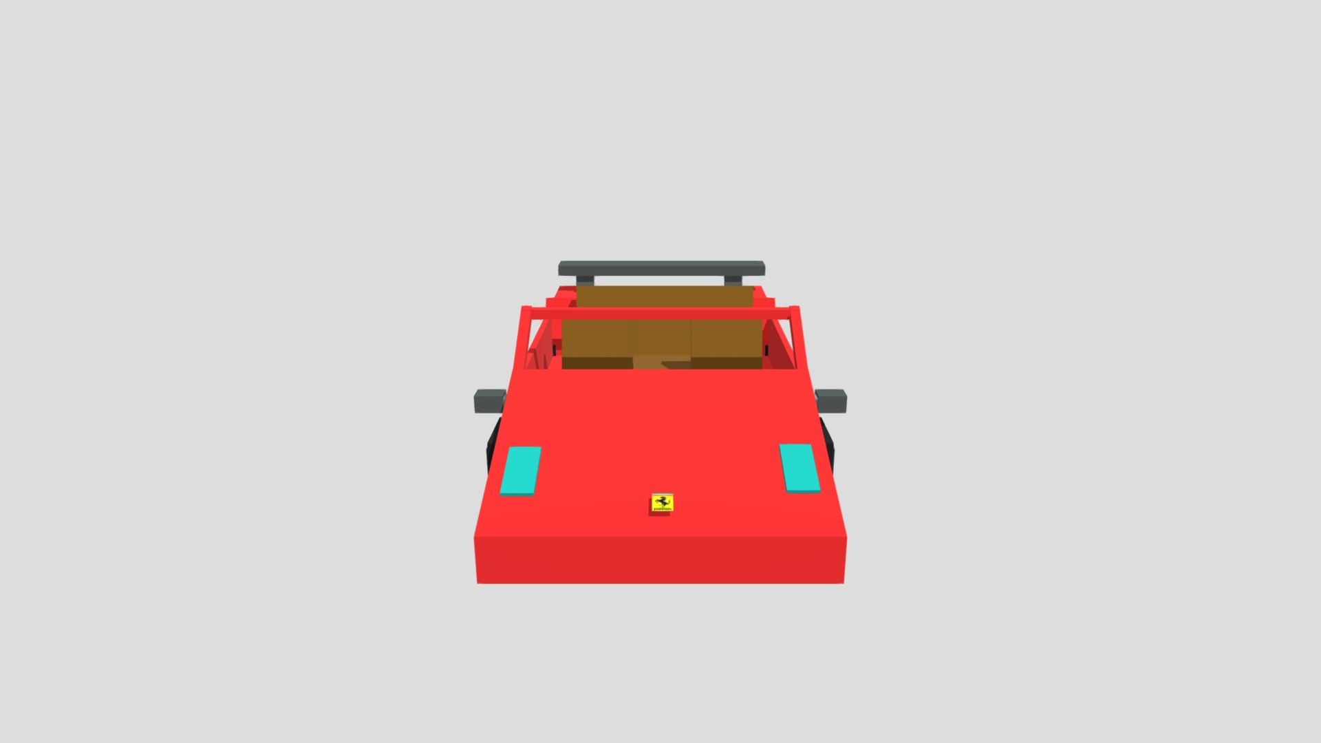 Minecraft ferrari - 3D model by THEPORAK [1272fa6] - Sketchfab