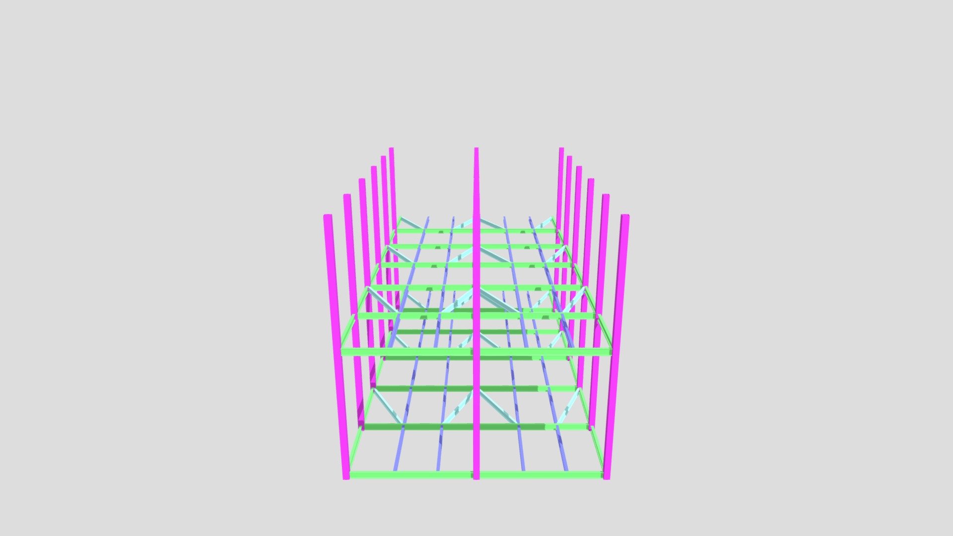 Steel Structure - 3D model by farukserhat1 [1275798] - Sketchfab