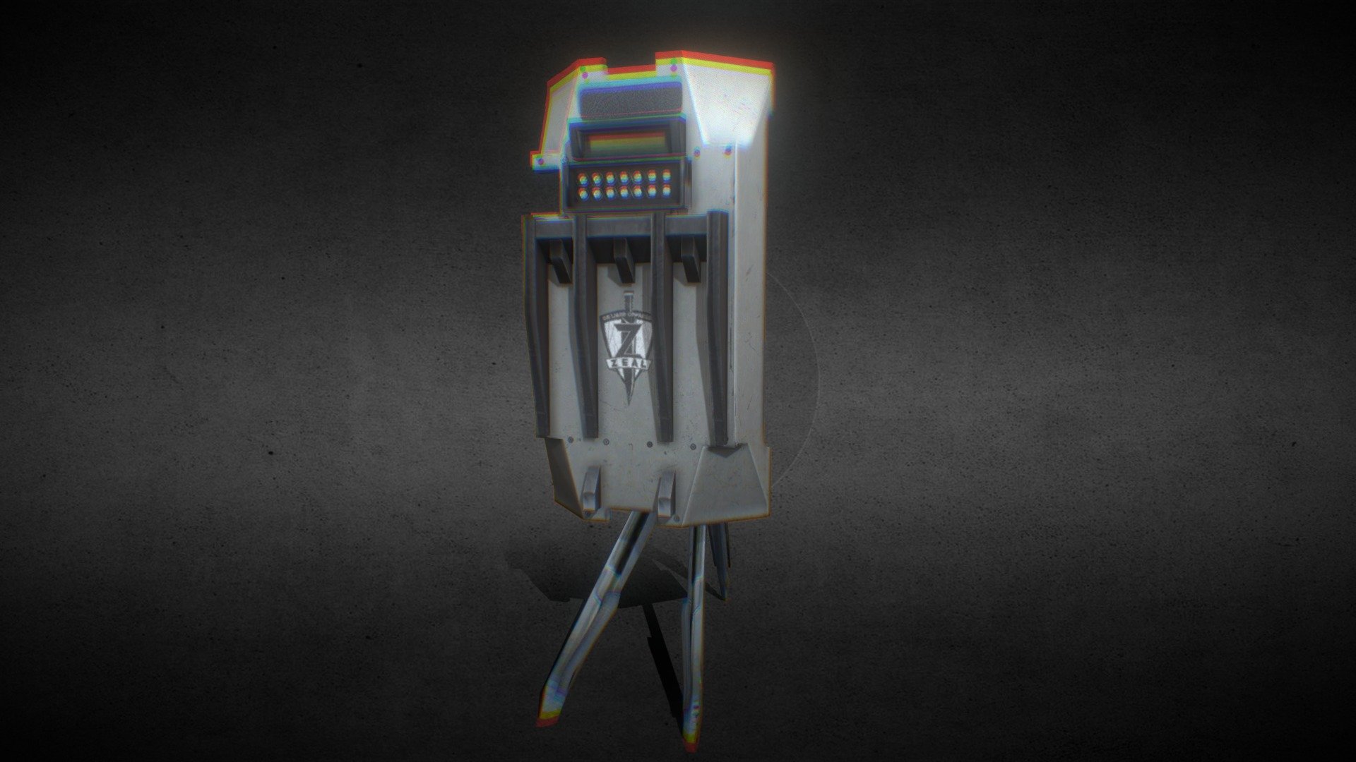 Deployable shield projector - Download Free 3D model by photon (that ...