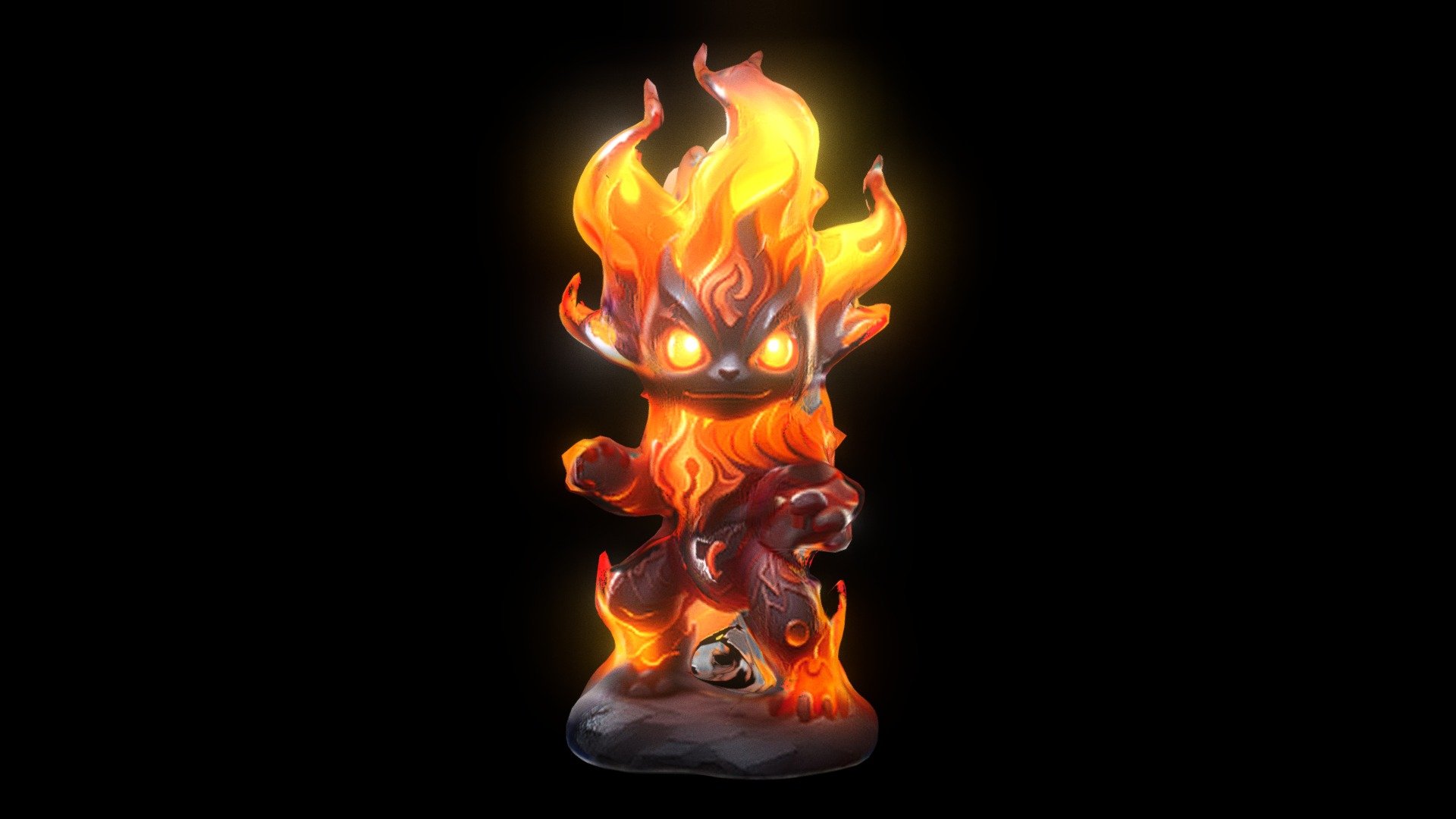 Result of fire man - 3D model by klrxyz [1276c5b] - Sketchfab