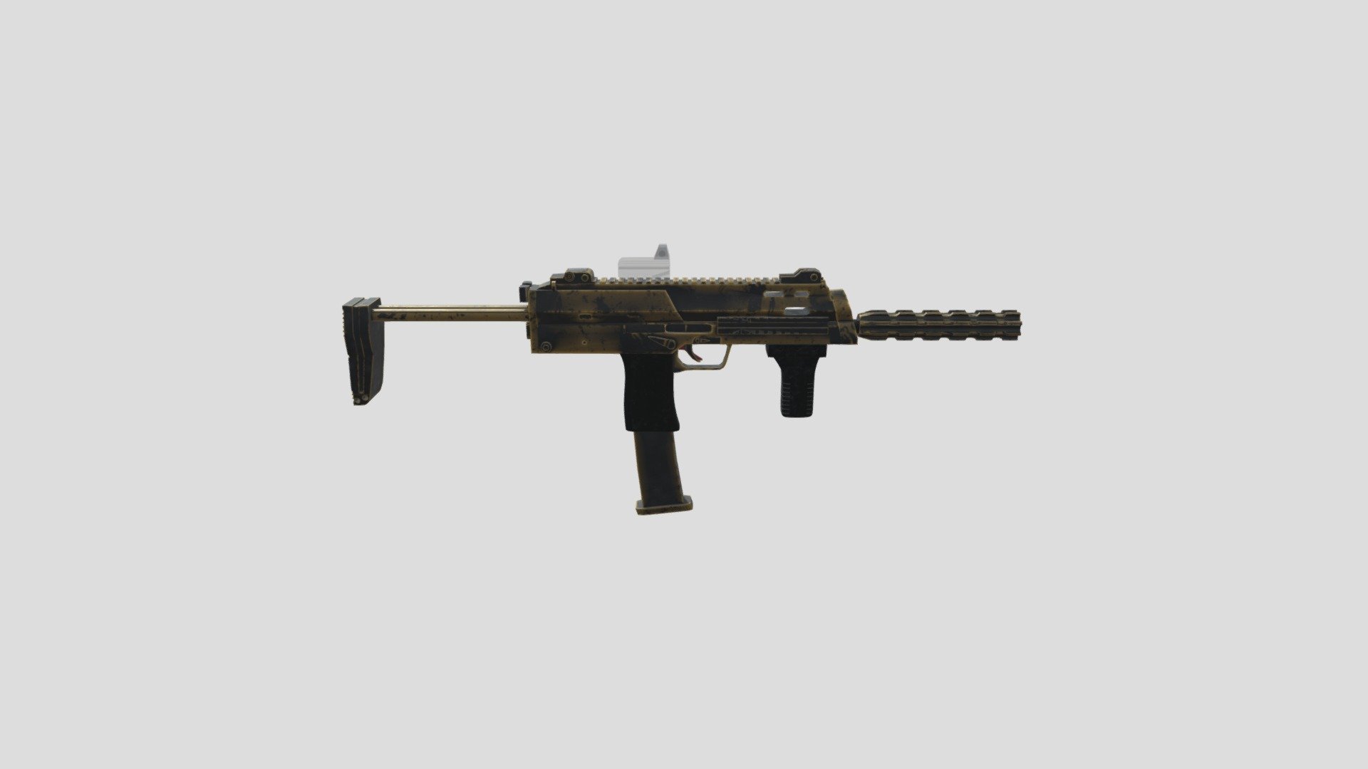 Smg Gun For Game - 3D model by prodnizon [127717d] - Sketchfab