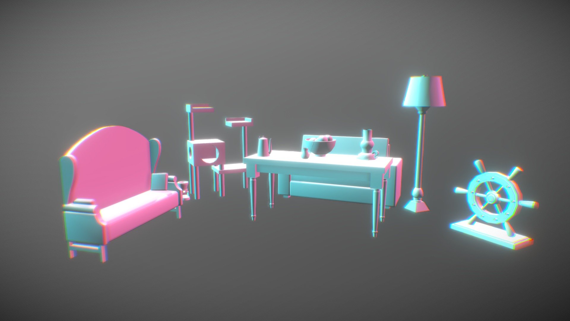 Homework 3: Objects from Sims 4 - Download Free 3D model by rikuored ...