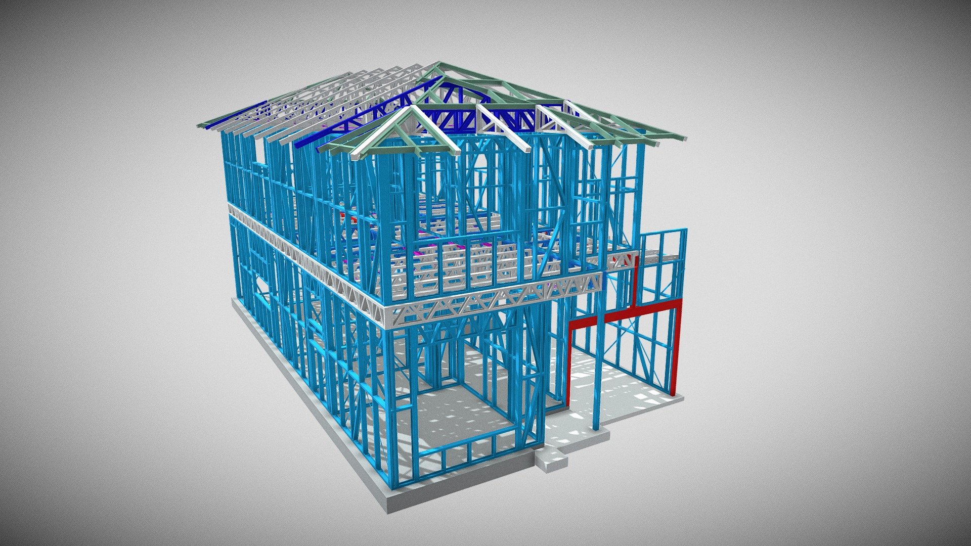 Lot 144 Wainwright Dr - 3D model by GNLframeandtruss [1278f01] - Sketchfab