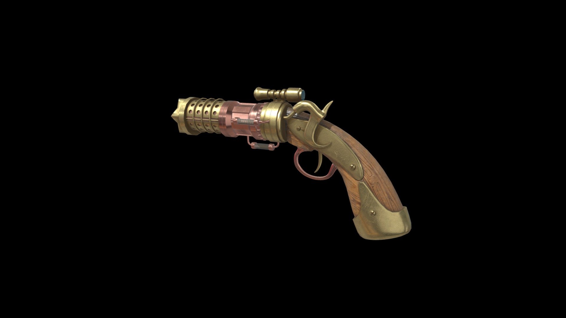 Chrono Blaster Mark V - 3D model by innovate_cg [12793a6] - Sketchfab