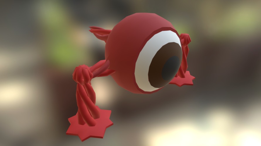 Eyeball Creature - 3D model by RyanHarleeJones [1279689] - Sketchfab