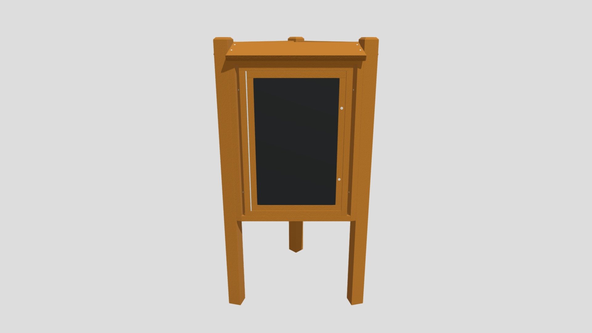 AED & Emergency Kiosk Message Center with 1 Blan - Download Free 3D ...