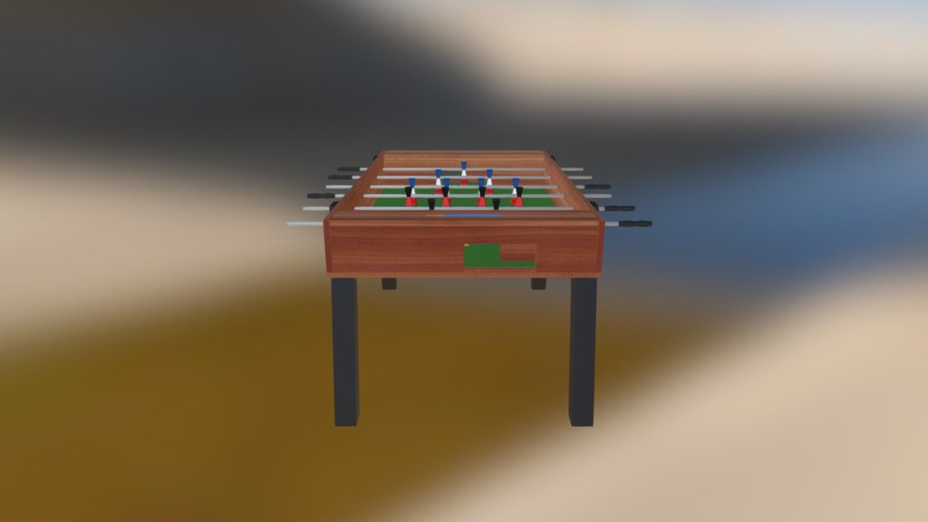 Tablesoccer - 3D model by coldseason [127b817] - Sketchfab