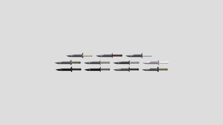 Melee-weapon 3D models - Sketchfab