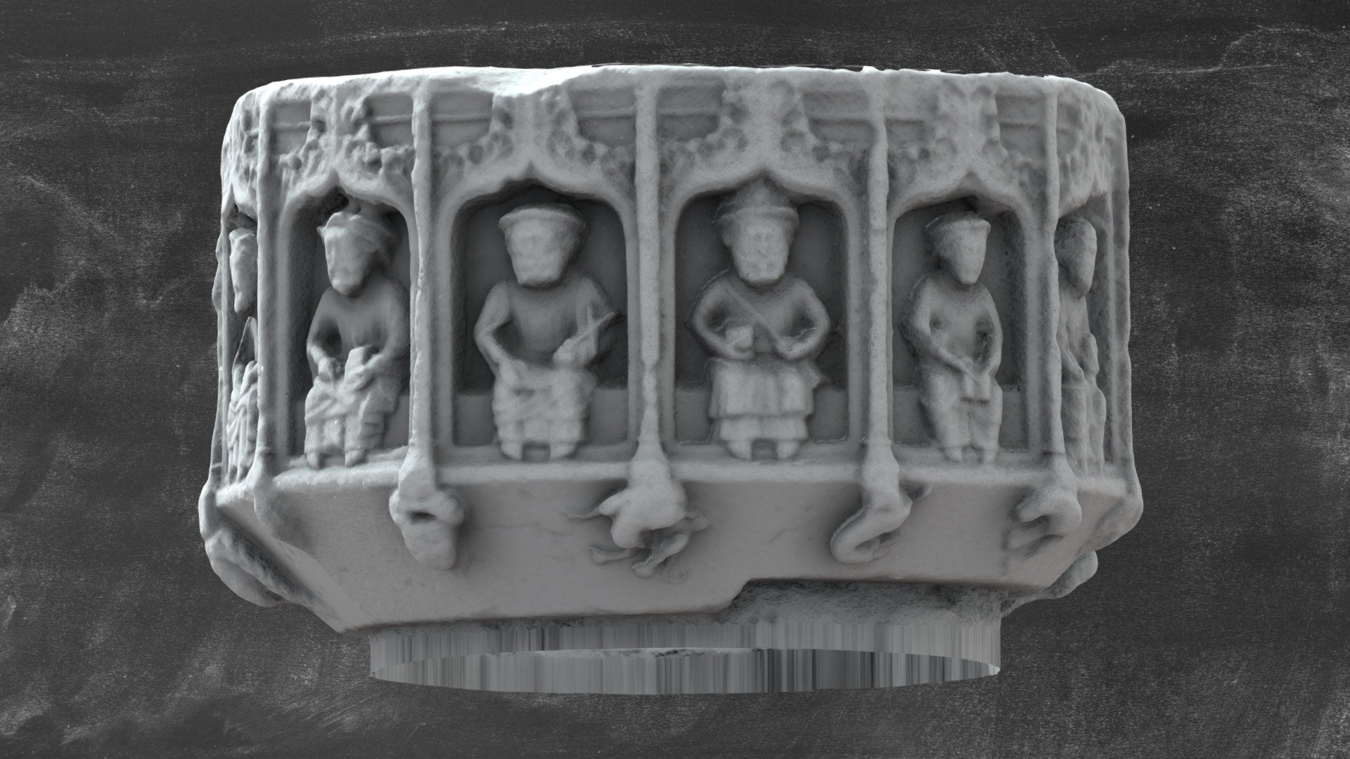 KIlcarne Font - Meath ME025-041---- - 3D model by DH_Age Sheela-na ...