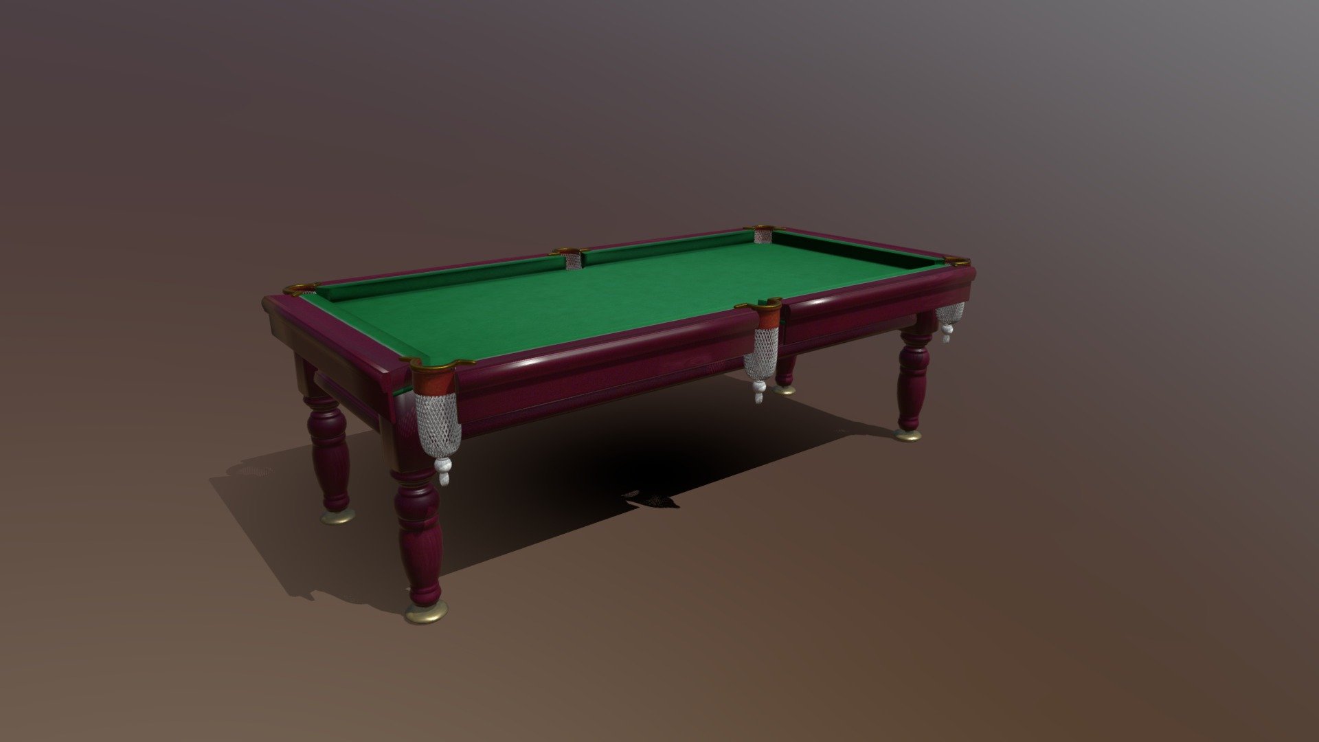 Pool Table - 3D model by spidermaniac1 [127e1f3] - Sketchfab