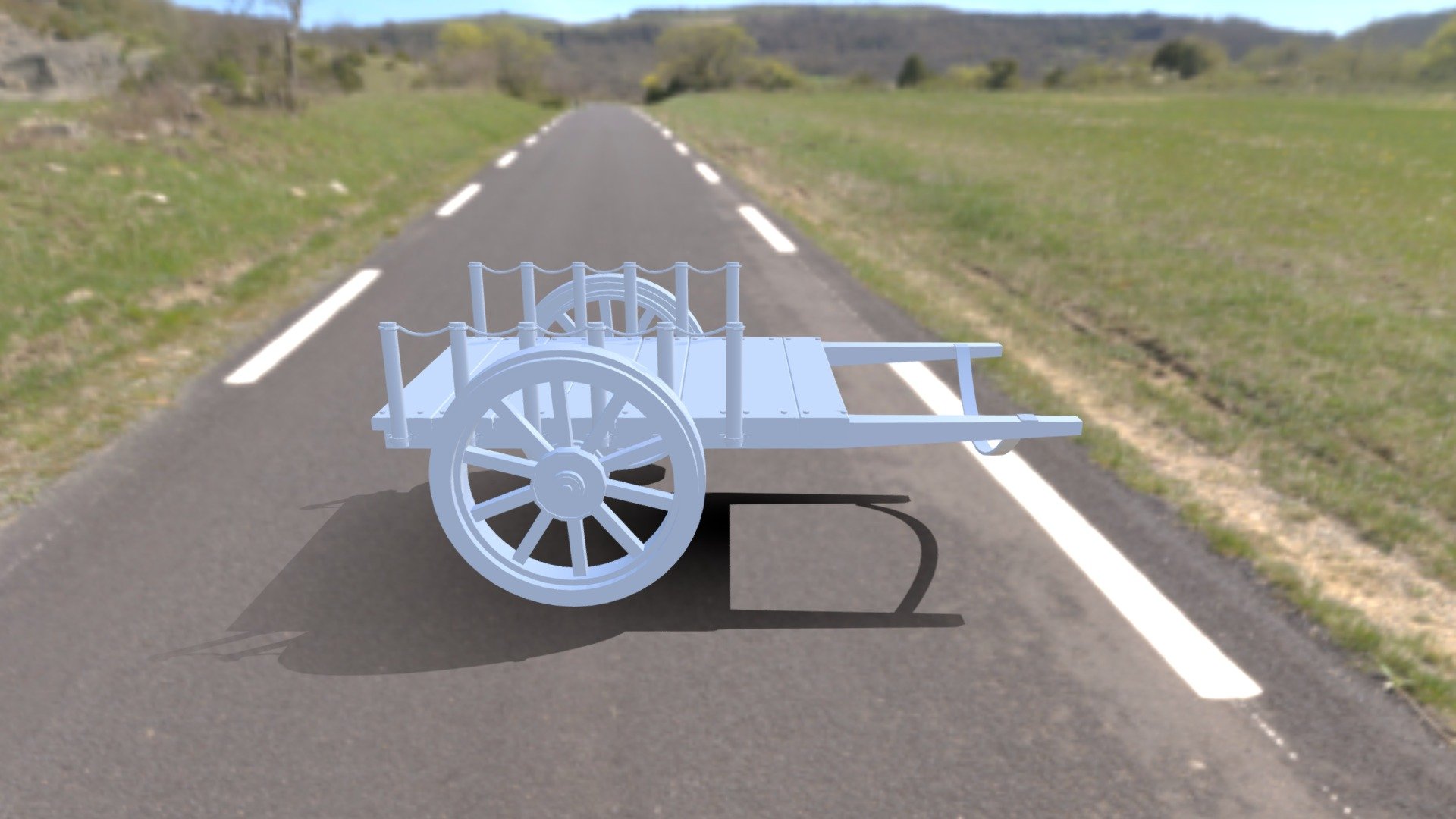 Cart - 3D model by jelyna [127f8d3] - Sketchfab
