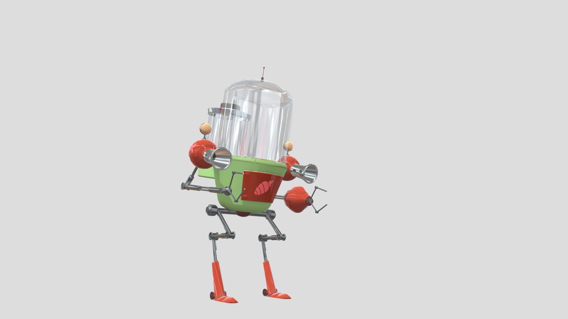 carrot bot v4 - 3D model by drewsky09 [1281319] - Sketchfab