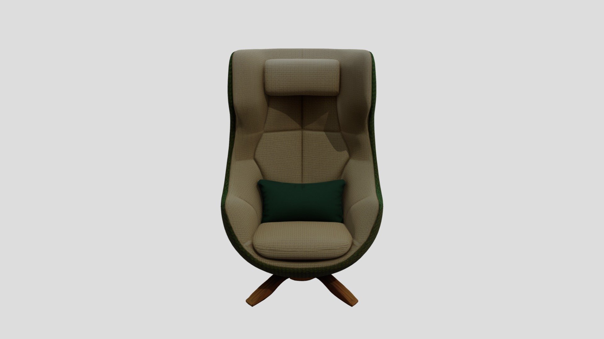 The Cocoon Armchair_Generated with Copilot - Download Free 3D model by ...