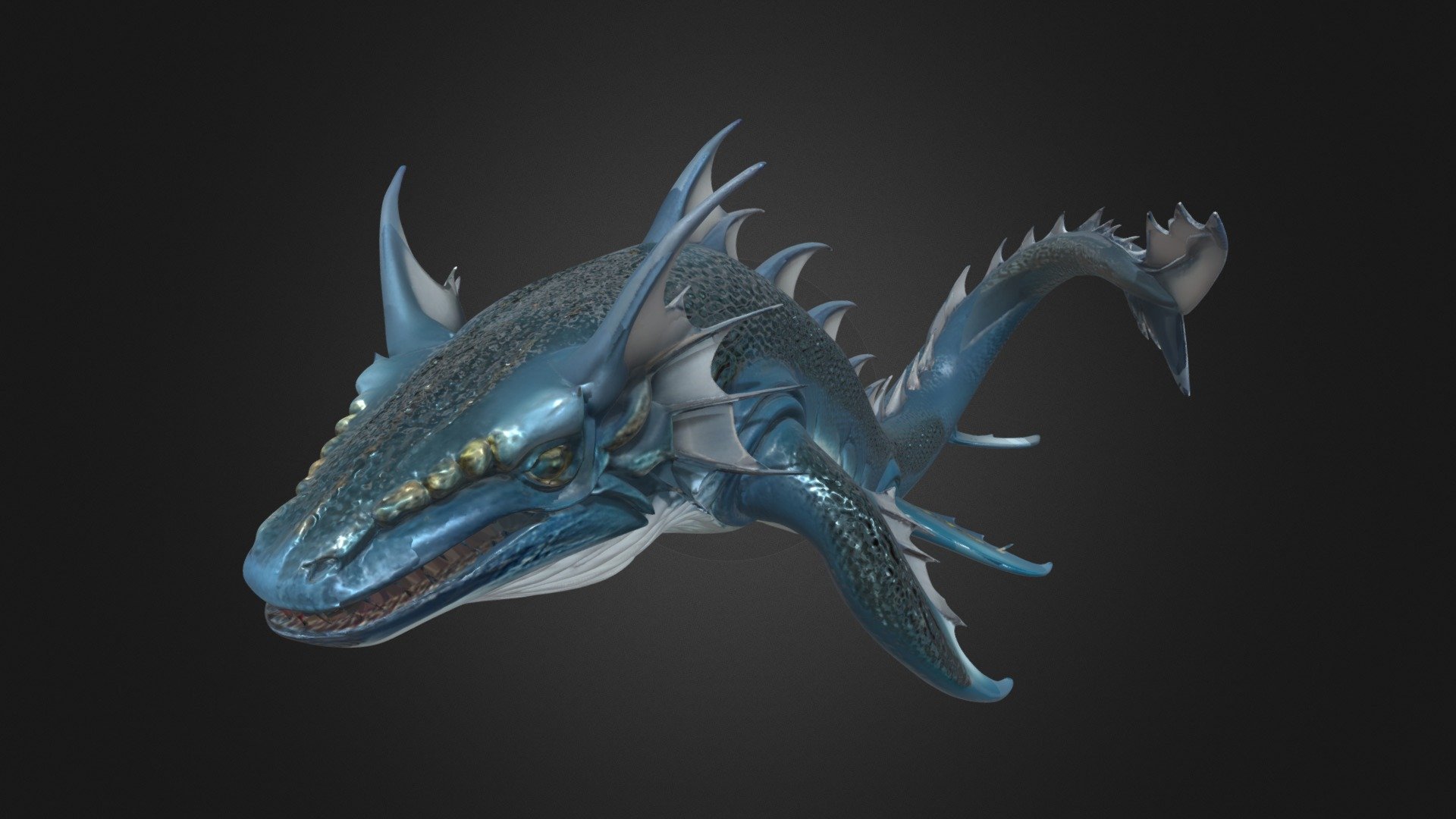 Leviathan - 3D model by Korvana Studio (@korvanastudio) [128257a ...