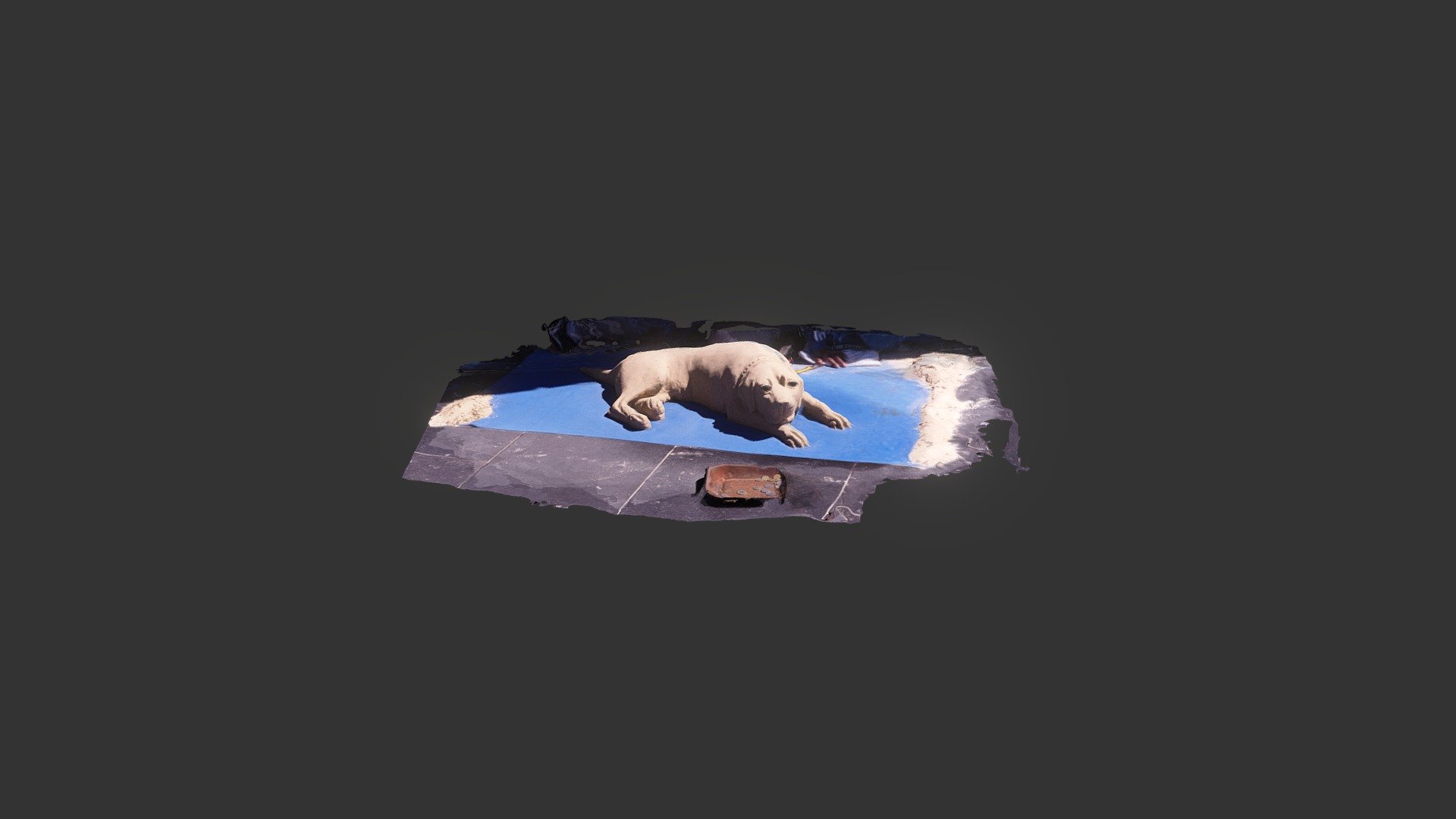 Sand Dog - 3D model by footbrush11 [12854ec] - Sketchfab