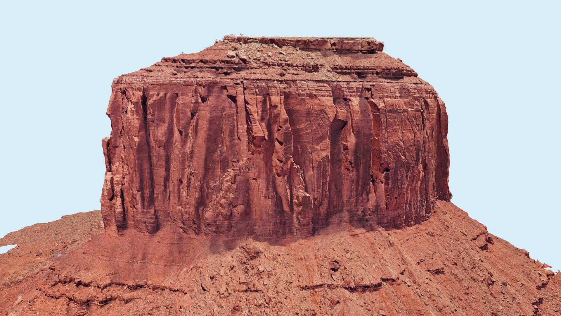 Monument Valley - Merrick Butte - Download Free 3D model by Rafael ...